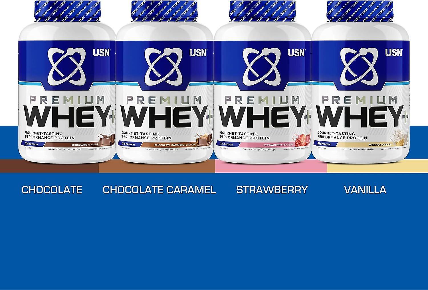 2kg USN Whey Protein Powder Gym Muscle Building & Fast Recovery Shake ...