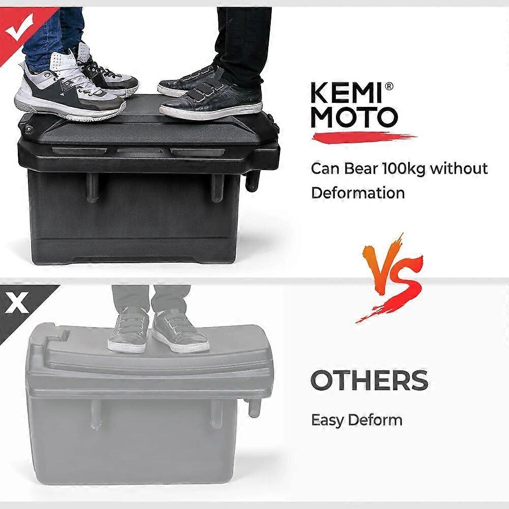 Utv 45l Cargo Bed Storage Box With Lock Compatible With Polaris Ranger ...