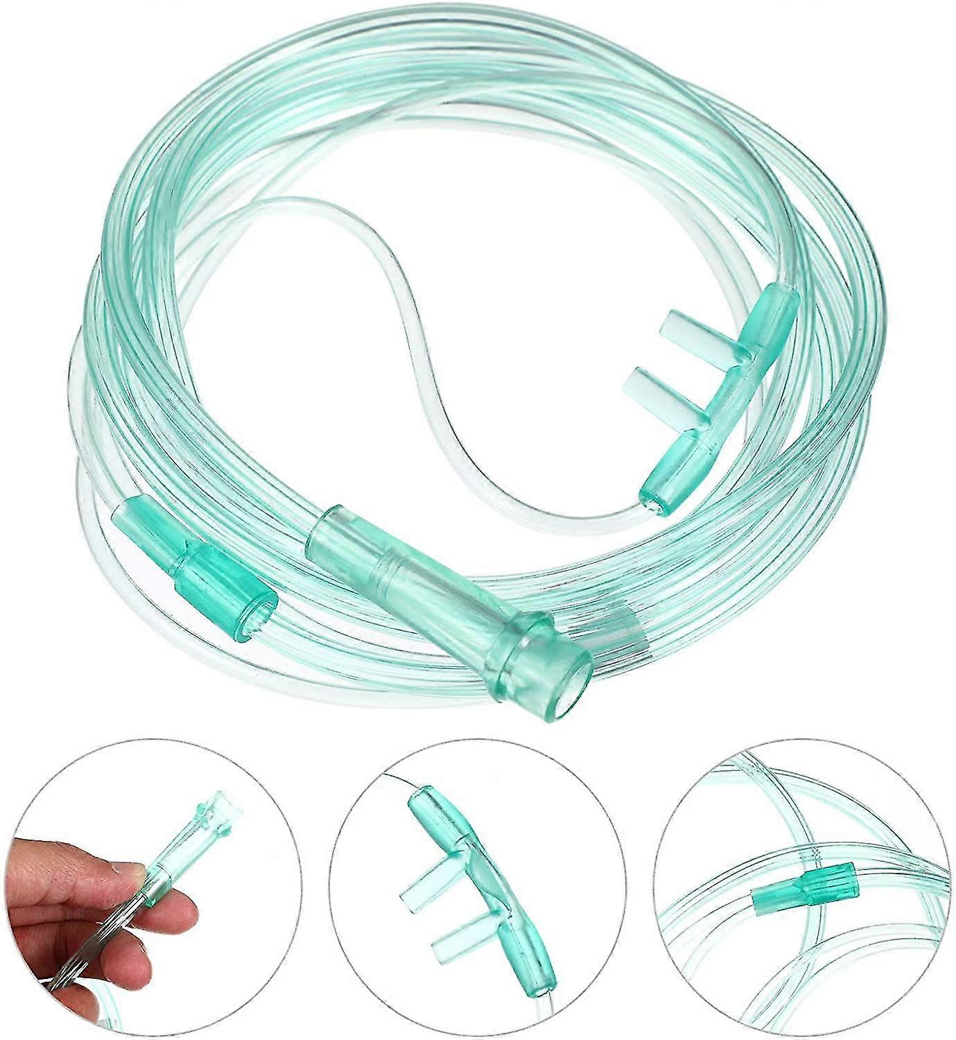 6pcs 2m Nasal Oxygen Cannula Green Soft Tube For Adults | Fruugo UK