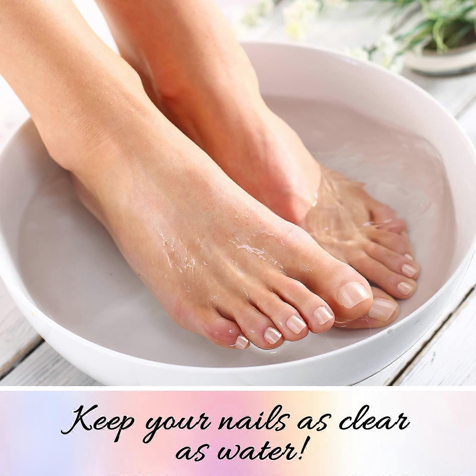 100 Pieces Fake Toenails in 10 Sizes False Toenails Full Cover ...