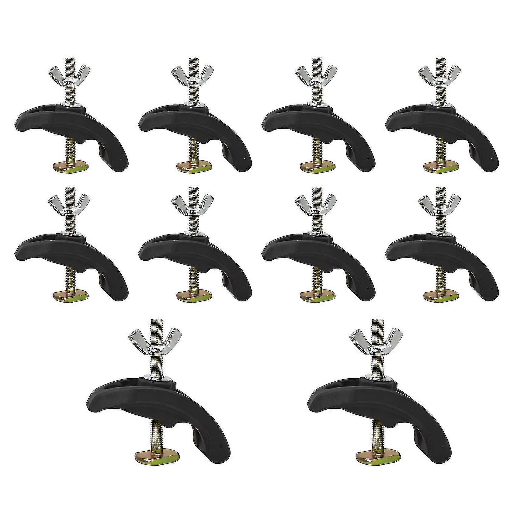 10pcs Cnc Engraving Machine Press Plate Clamp Fixture Compatible T-slot ...