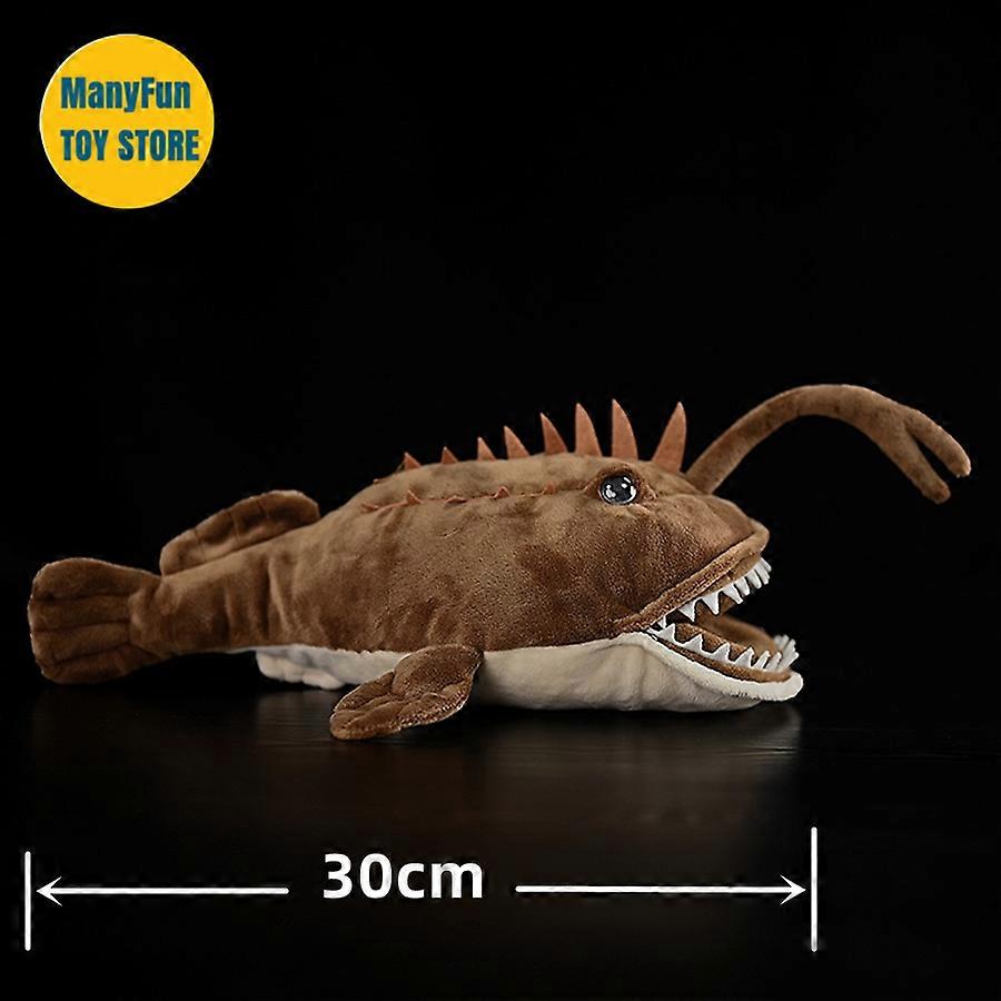 HaKeLai Realistic American Goosefish Plush Toy High Fidelity Anglerfish ...