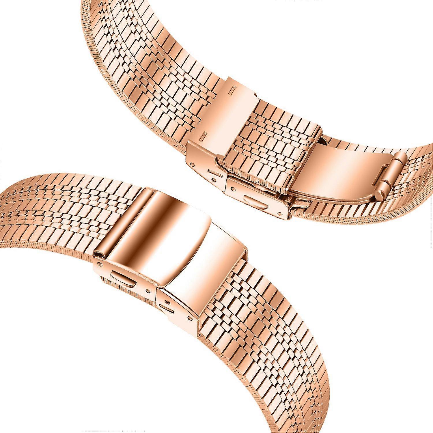 For Fossil Gen 5 Carlyle Stainless Steel Band Five-Bead Watch Strap ...