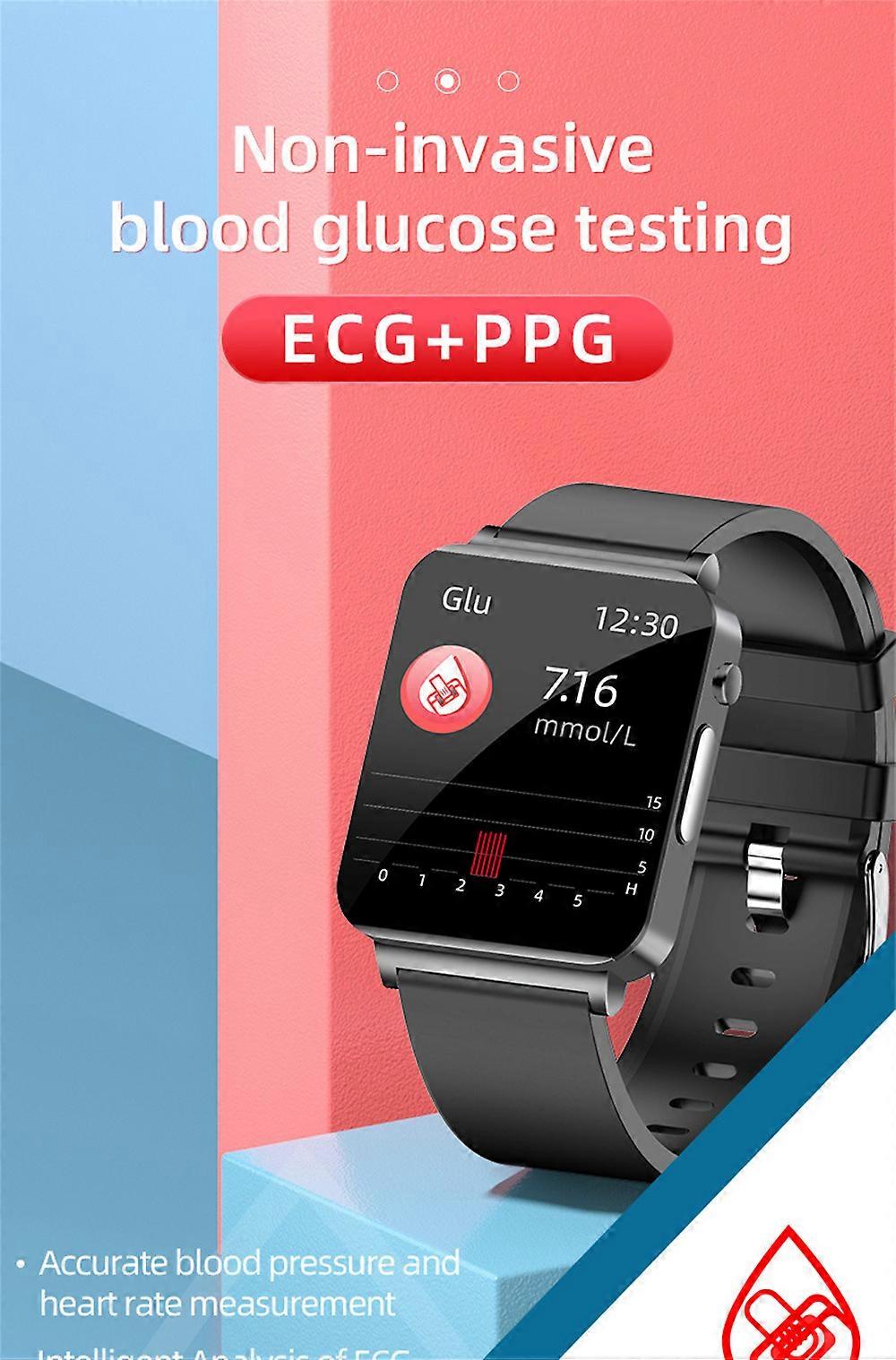 KS03 Smartwatch Blood Glucose Blood Oxygen Heart Rate Electrocardiogram ...