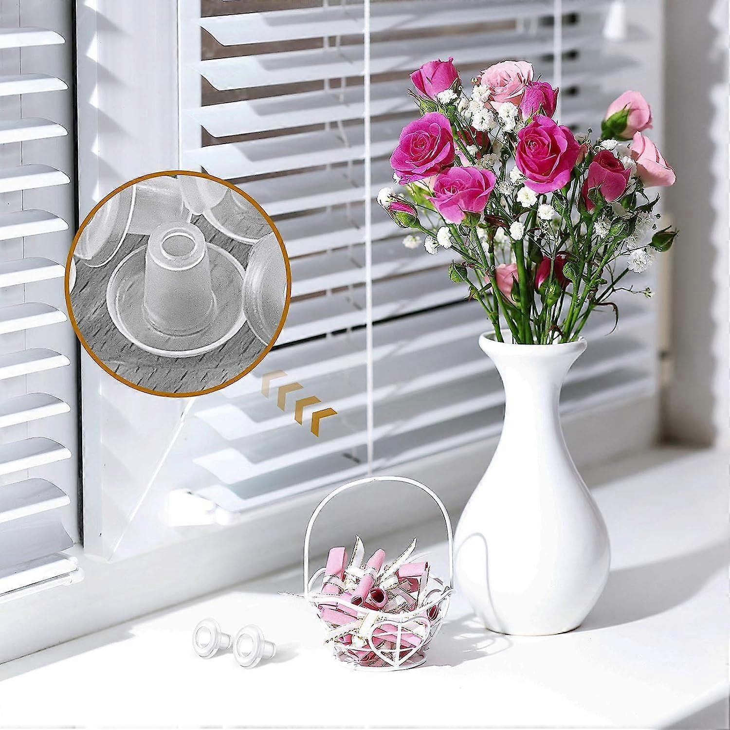 40 Pieces Horizontal Blinds Bottom Rail Button Plugs Blinds Bottom Rail ...