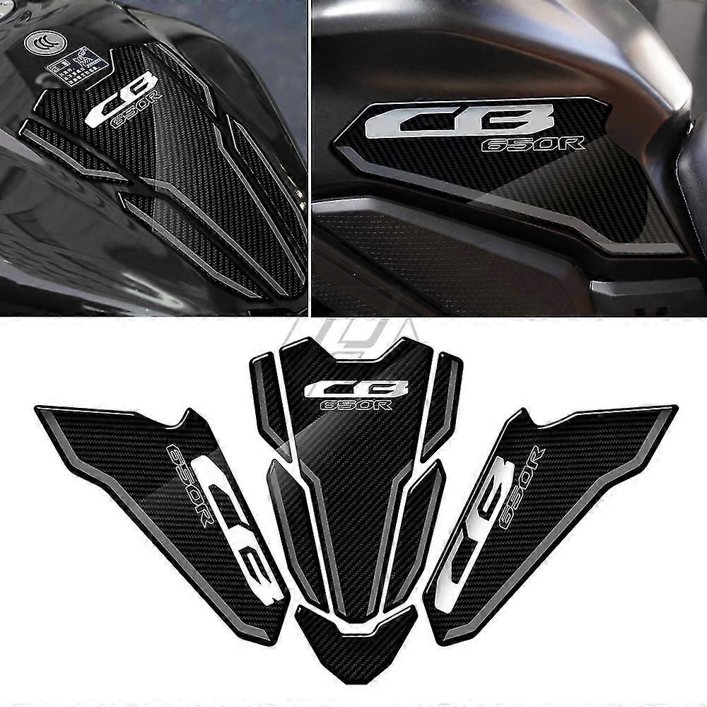 For Honda Cb650r 2021-2022 3d Carbon-look Triple Yoke Defender Sticker ...