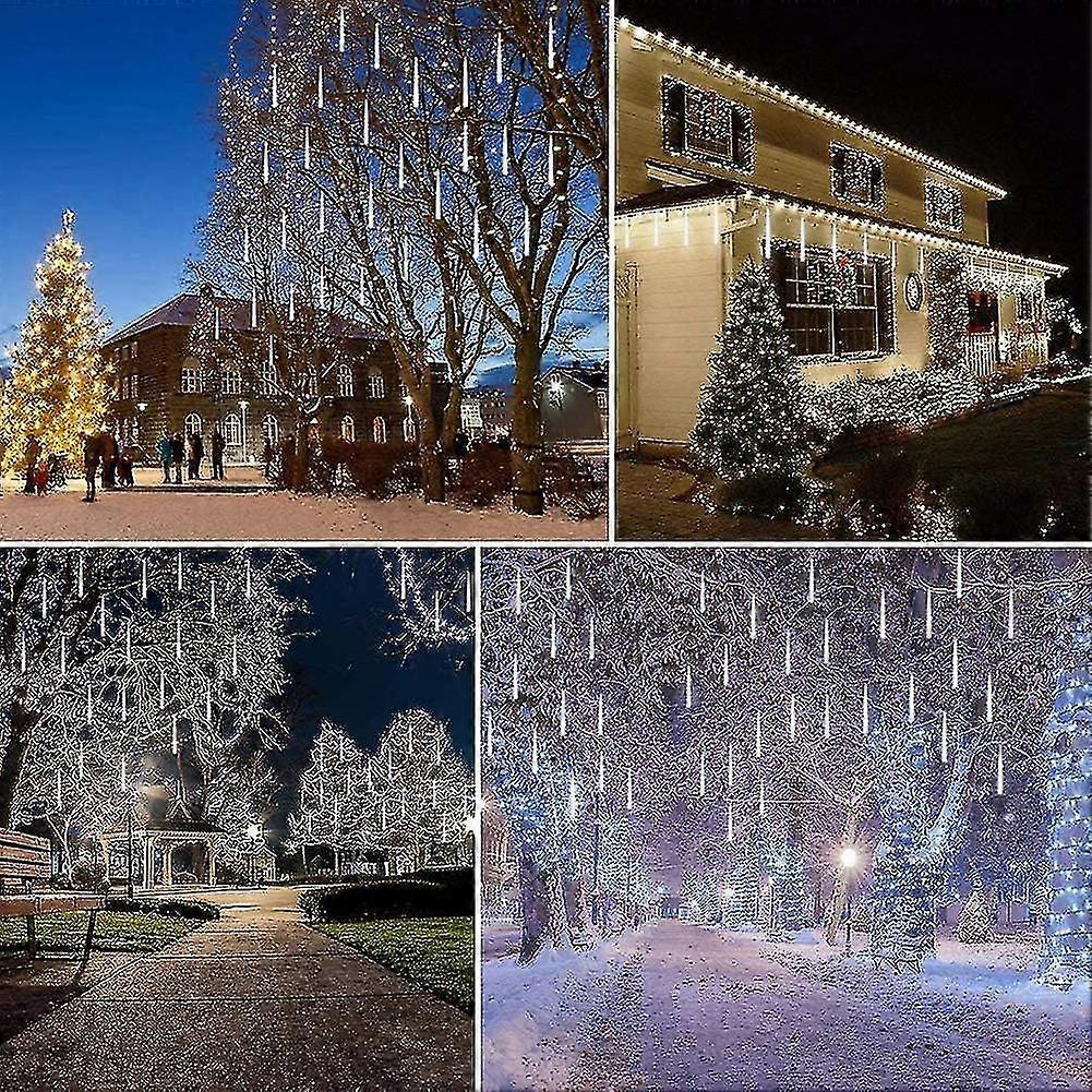 Christmas Lights Outdoor Tree Snowfall Led Dripping Icicle Shooting ...