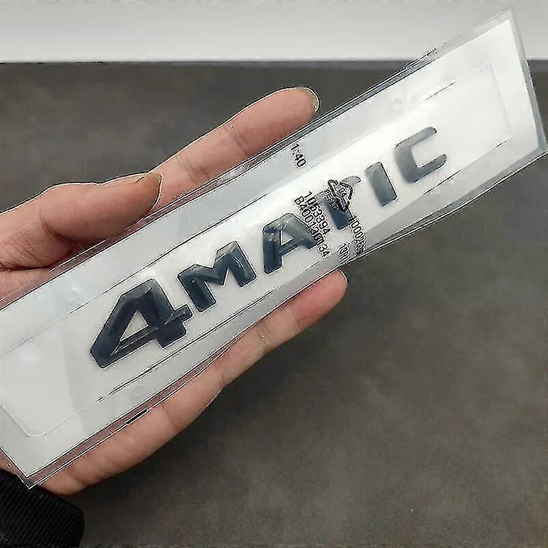 3d Abs 4 Matic Logo 4matic Emblem Letters Car Trunk Badge For Mercedes ...