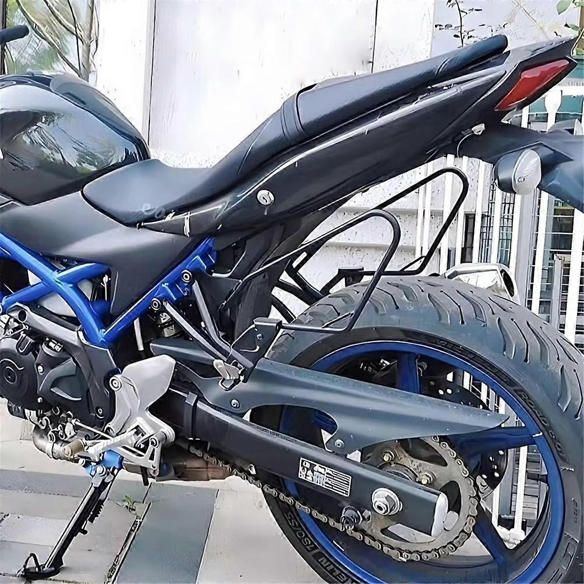 Motorcycle Luggage Racks Side Bag Mounting Bracket Saddle Bag Bracket ...