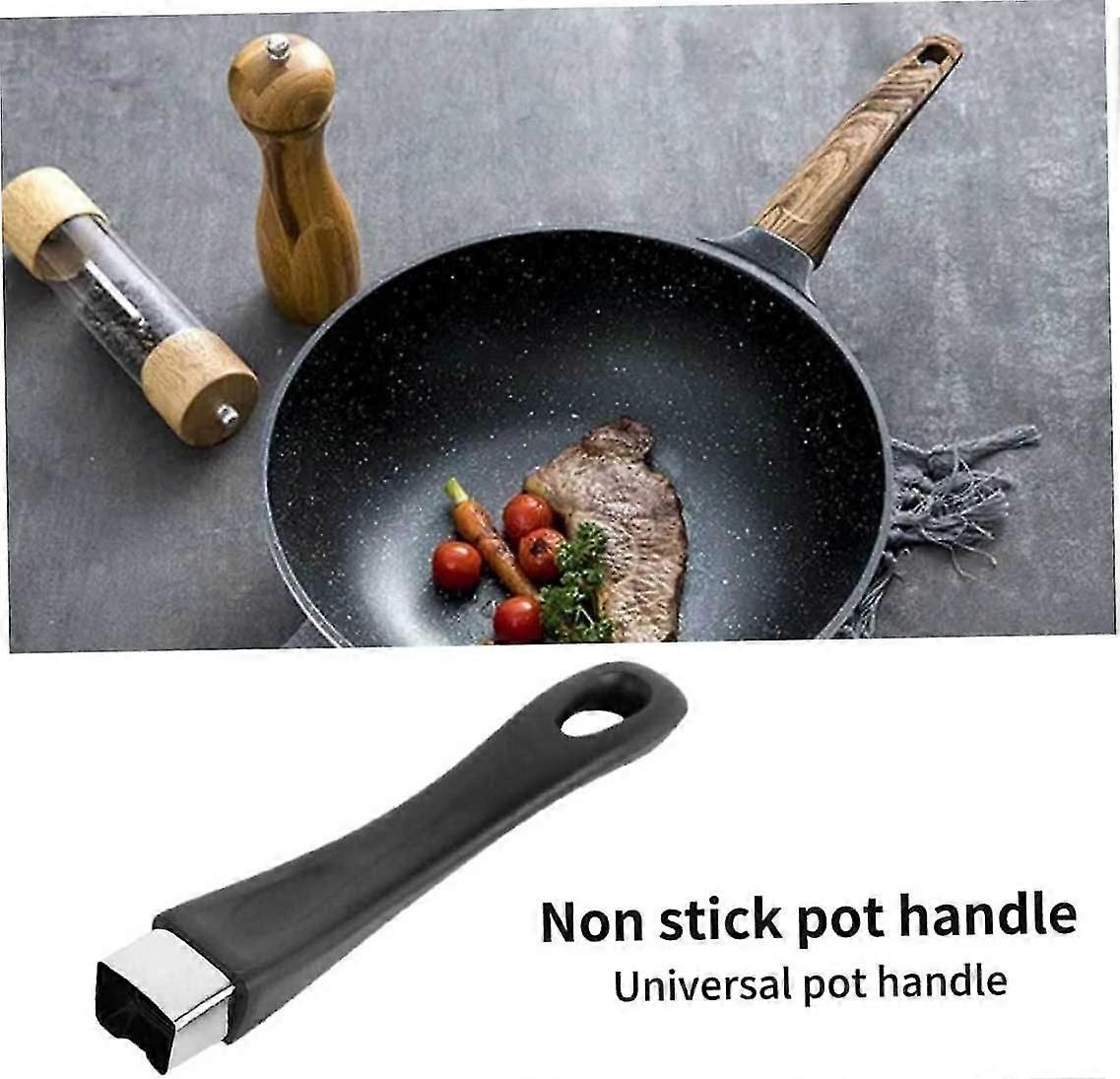 Pot Handle Bakelite Pan Grip with Stainless Steel Insert Replacement ...