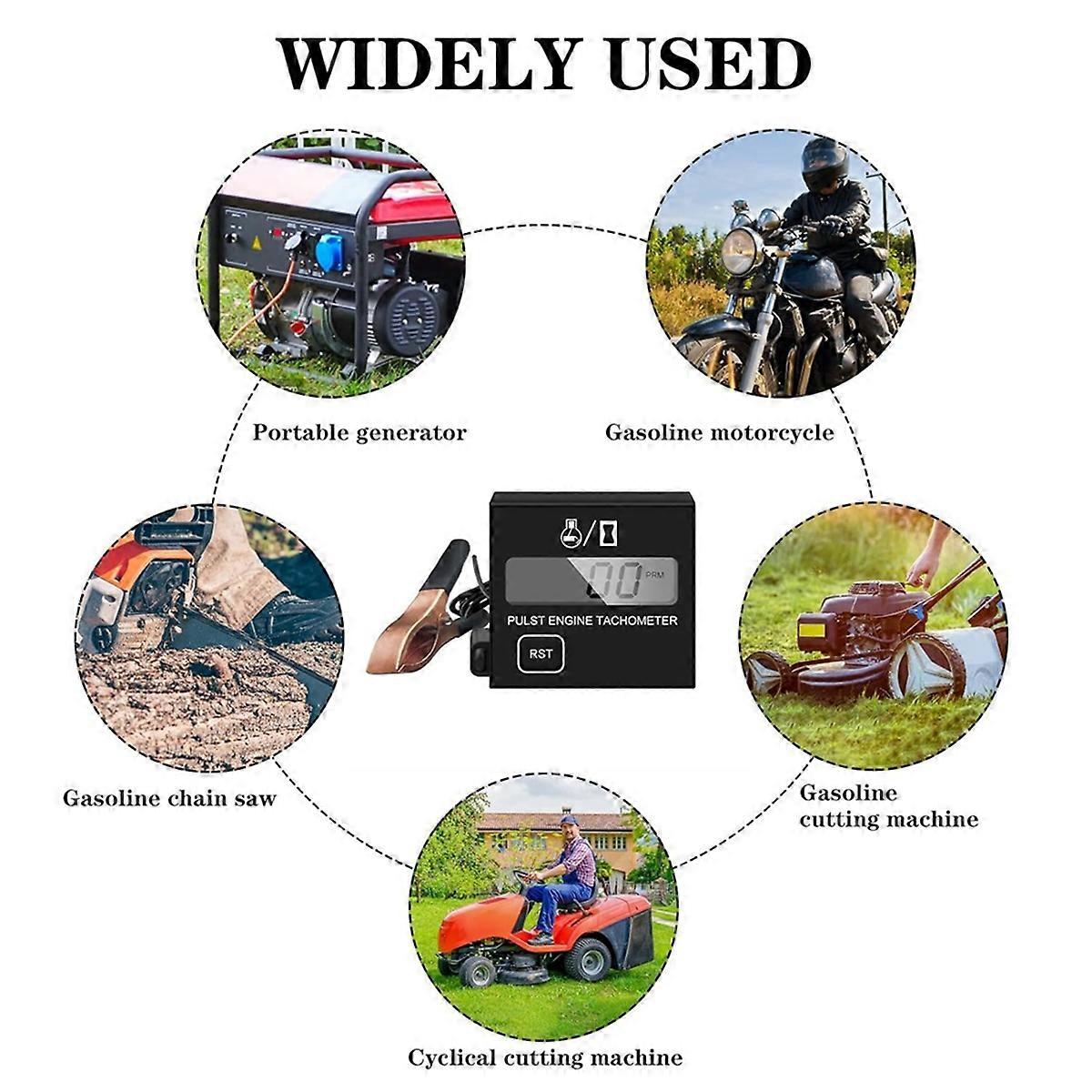 Digital Chainsaw Tachometer Small Engine Tachometer Digital Display ...