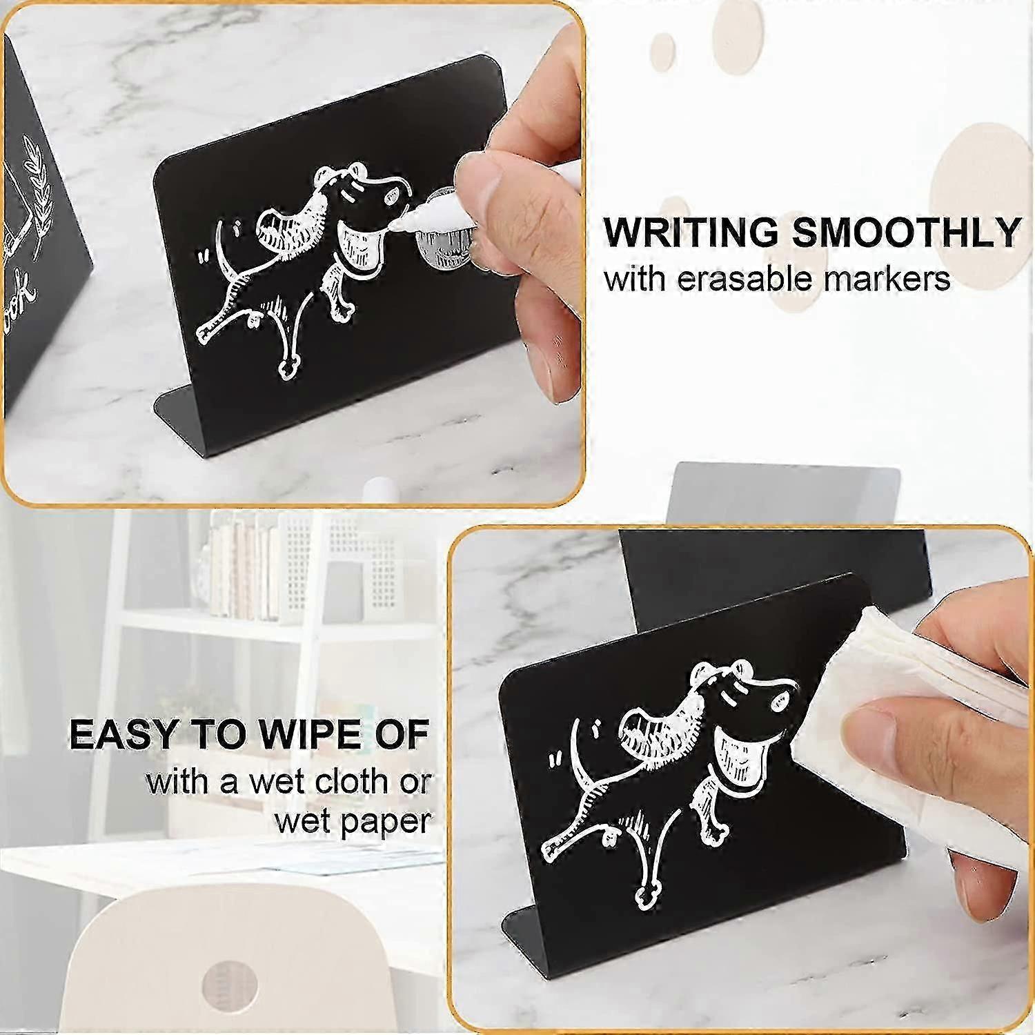 20 Pack Mini Chalkboard Signs For Food, Tabletop Chalkboard Labels L ...