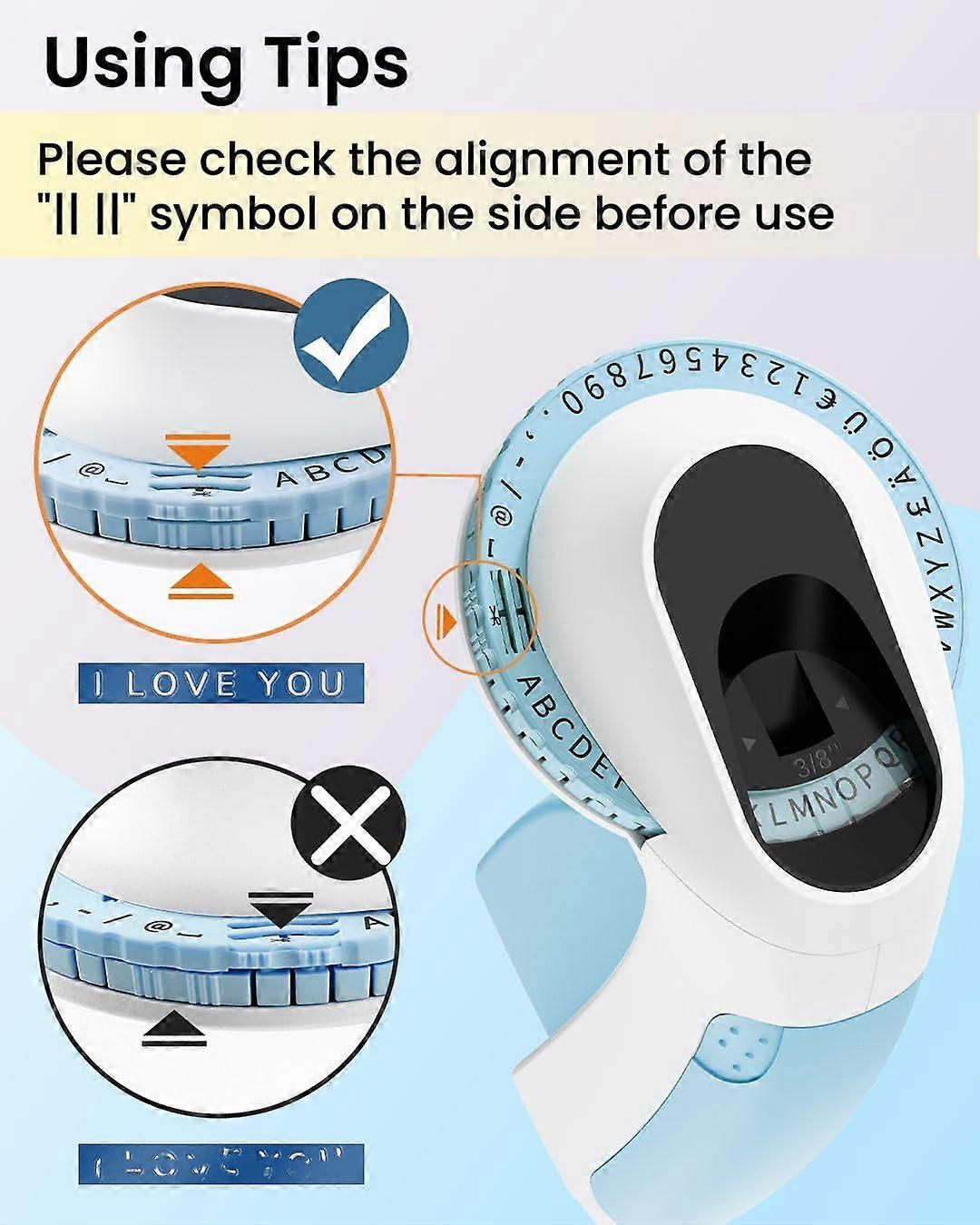 Portable Label Printer, 6-Roll Material, 3D Printing, Handheld Label ...