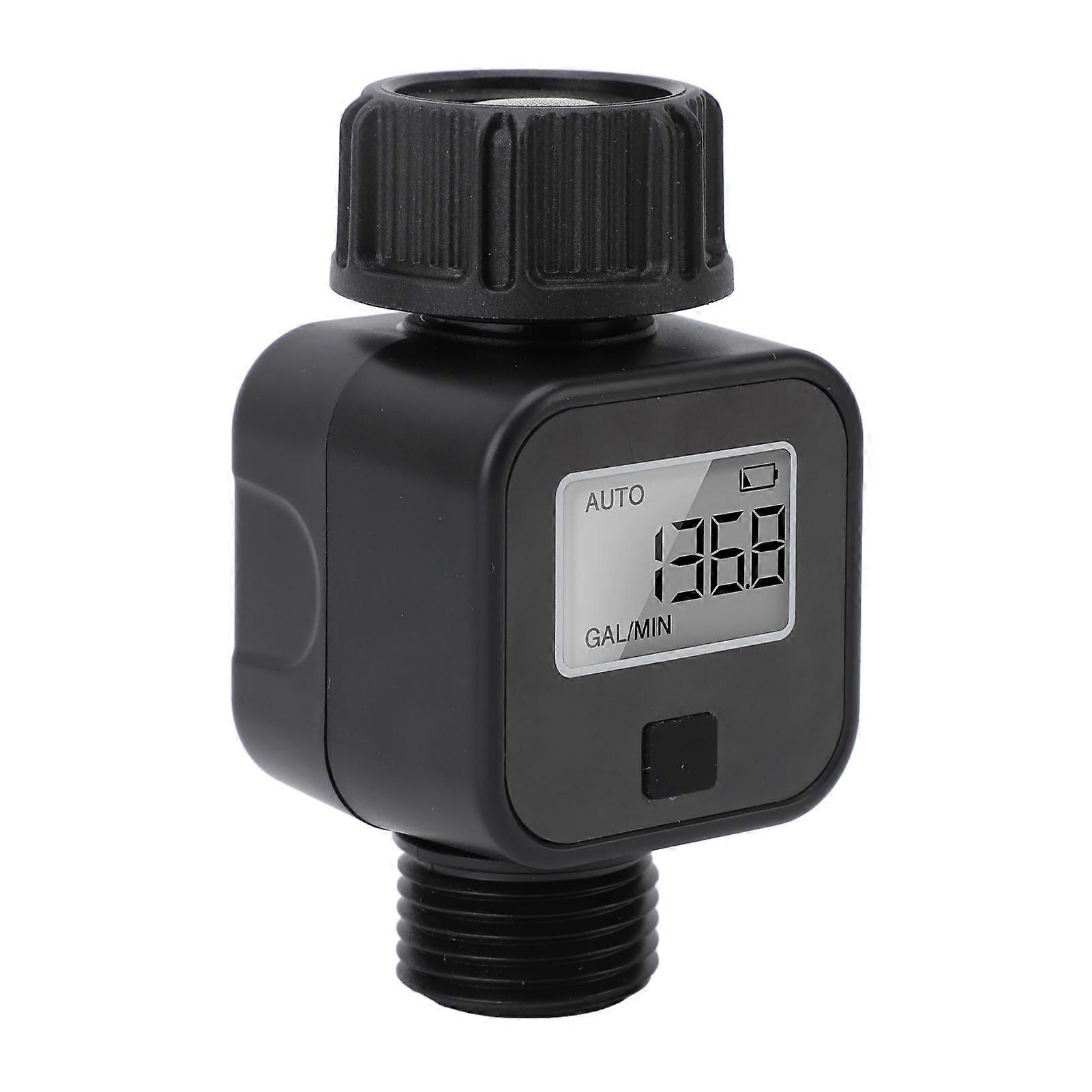 Digital Water Flow Meter LCD Display 3/4 Inch Thread Accurate ...