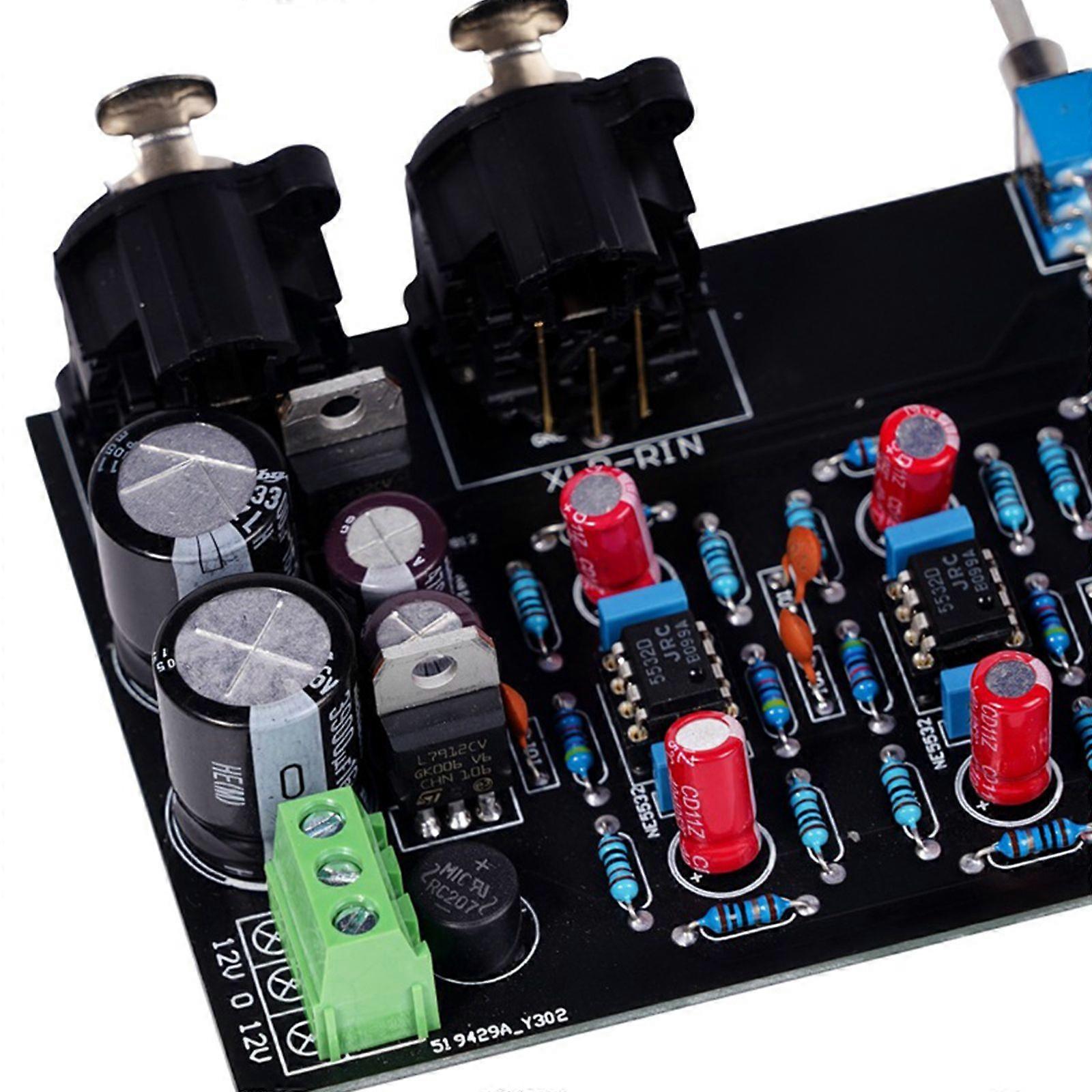 Balanced XLR Unbalanced RCA To Balanced Output Preamp Boards Full Tin ...