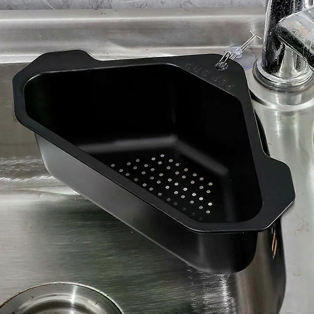 Triangular Kitchen Sink Drain Basket 304 Stainless Steel Filter Shelf ...