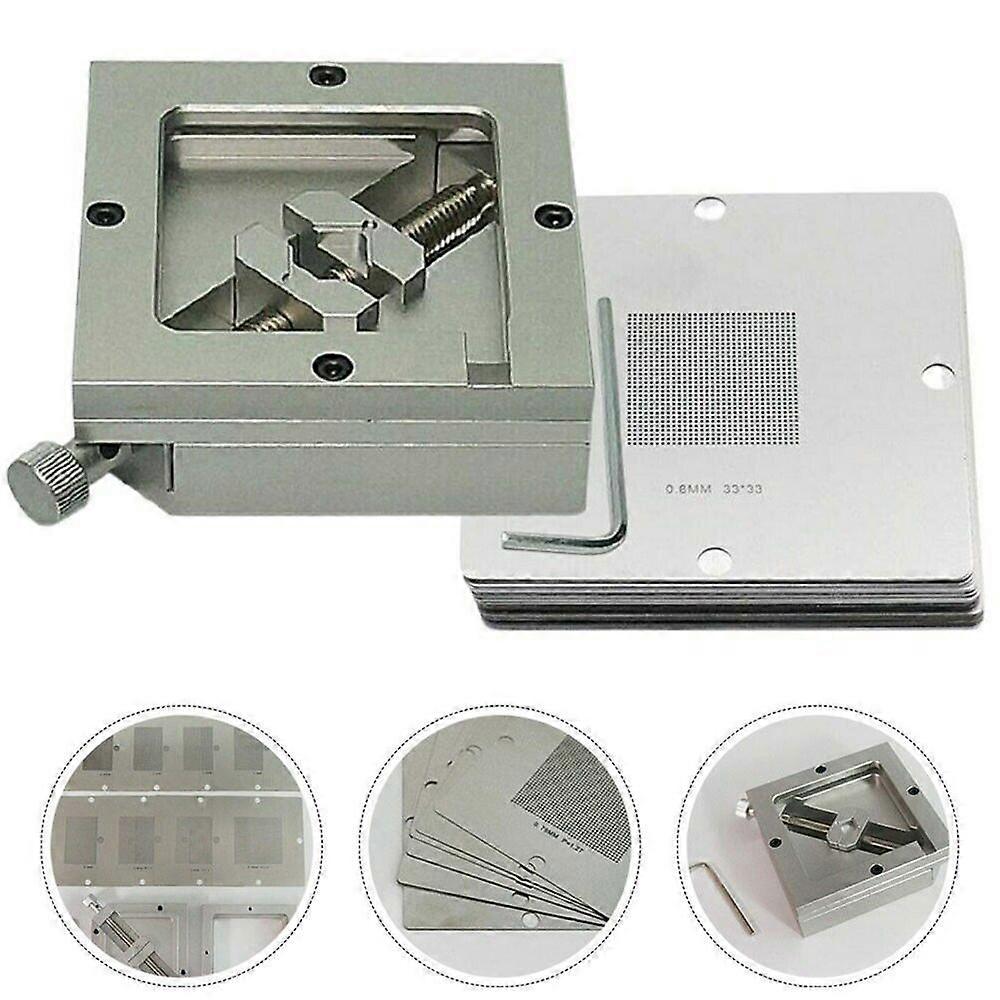 90mm BGA Reballing Kit with 10 Templates & HT-90 Table - Precision ...
