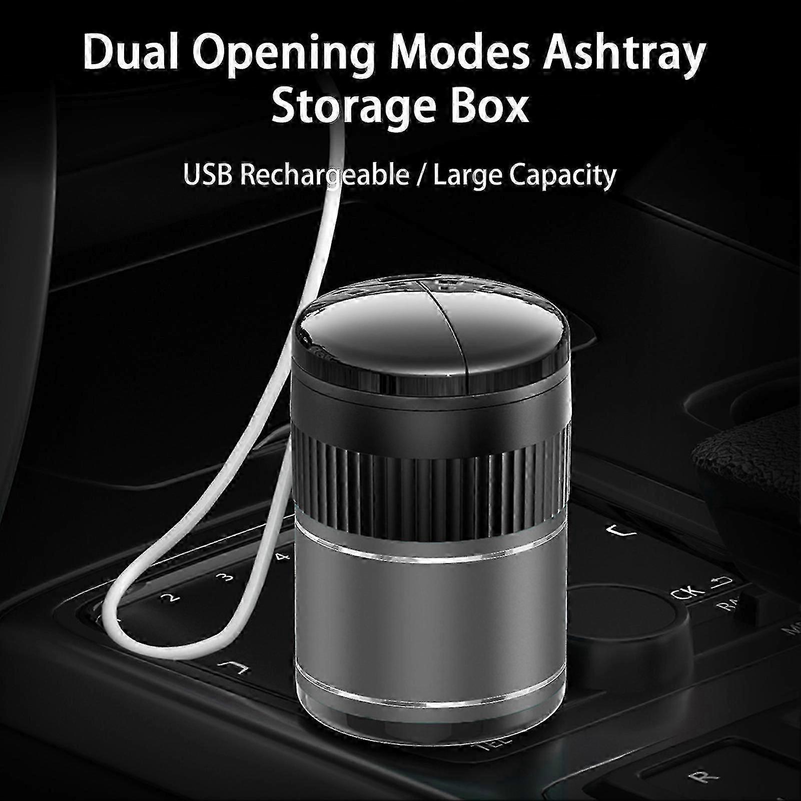 Automatic Infrared Sensor Ashtray with USB Recharge Smokeless Design ...