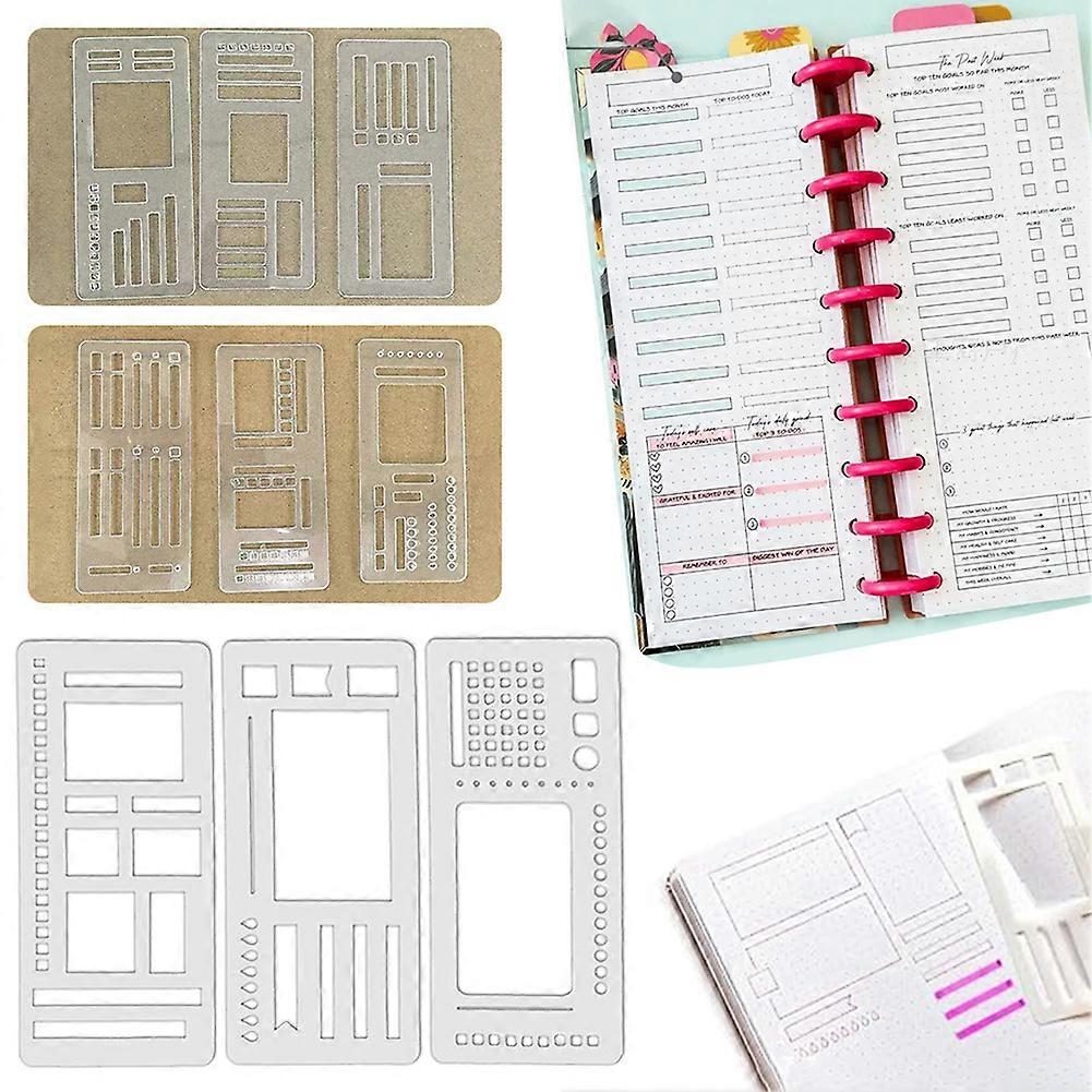 Stencils Drafting Tools Reusable Planner Stencils for Daily Planning ...