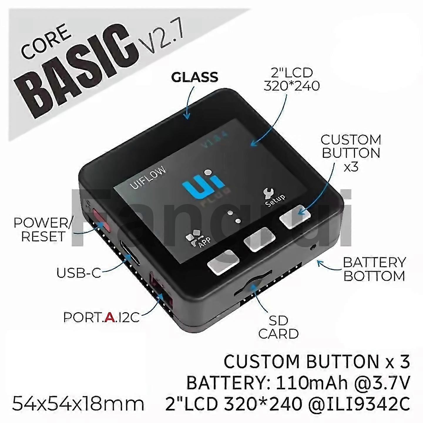 For Esp32 Basic Core Lot Development Kit V27 2inch Hd Ips Display ...