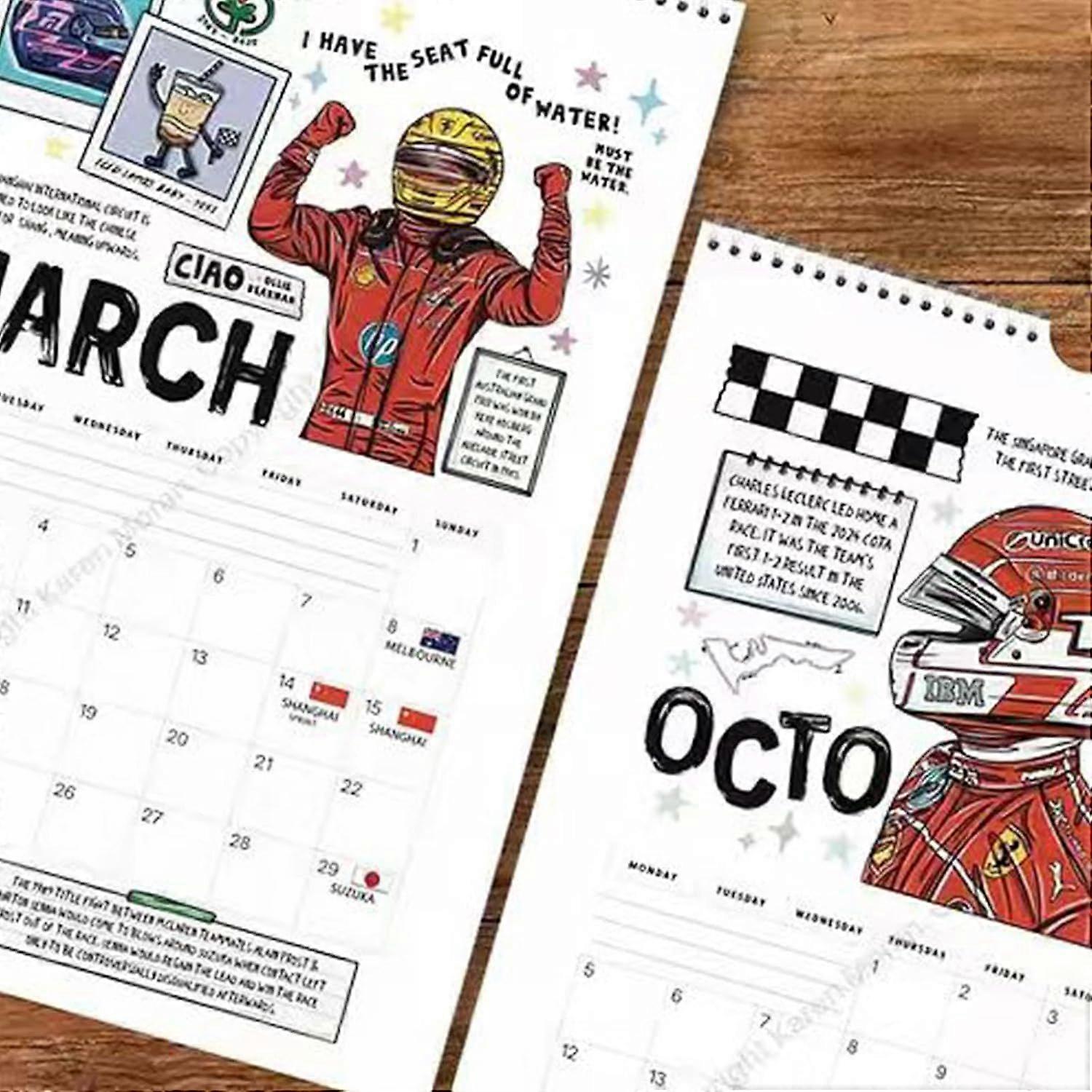Scrapbook Race Calendar 2026 The Ultimate Fans Race-Ready Wall Calendar ...