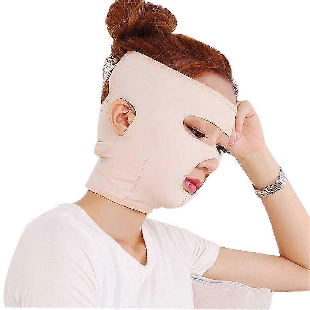 Face Slimming Band Adjustable Full Face Mask for V Shape Lifting and ...