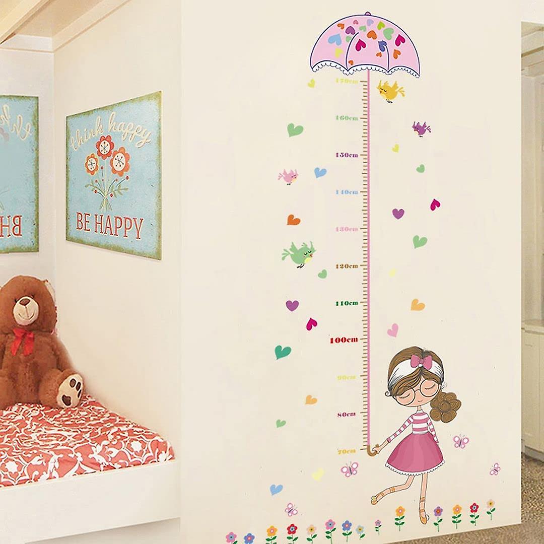 Height Growth Chart Kids Measuring Height Indicator Wood Hanging Tape ...