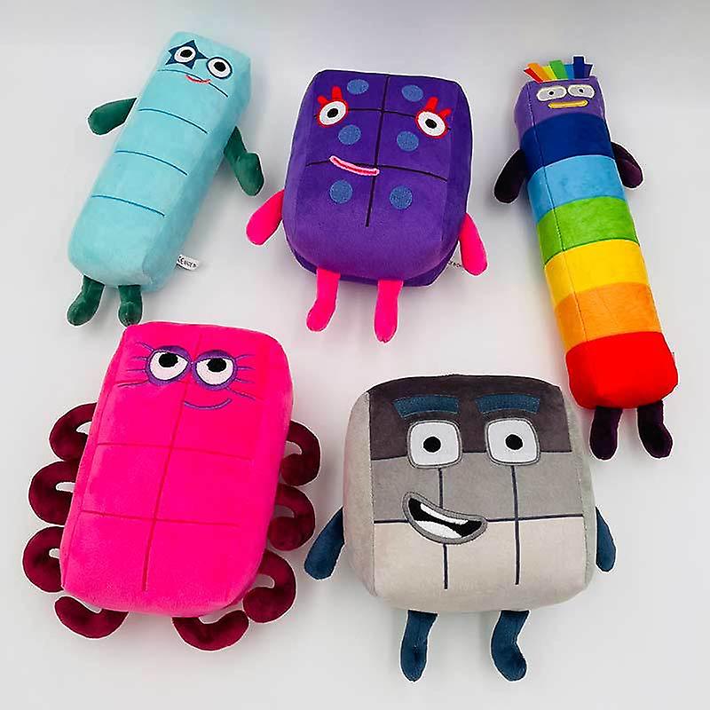 16-36cm Number Blocks plush toy (1-10) Children's Early Education ...