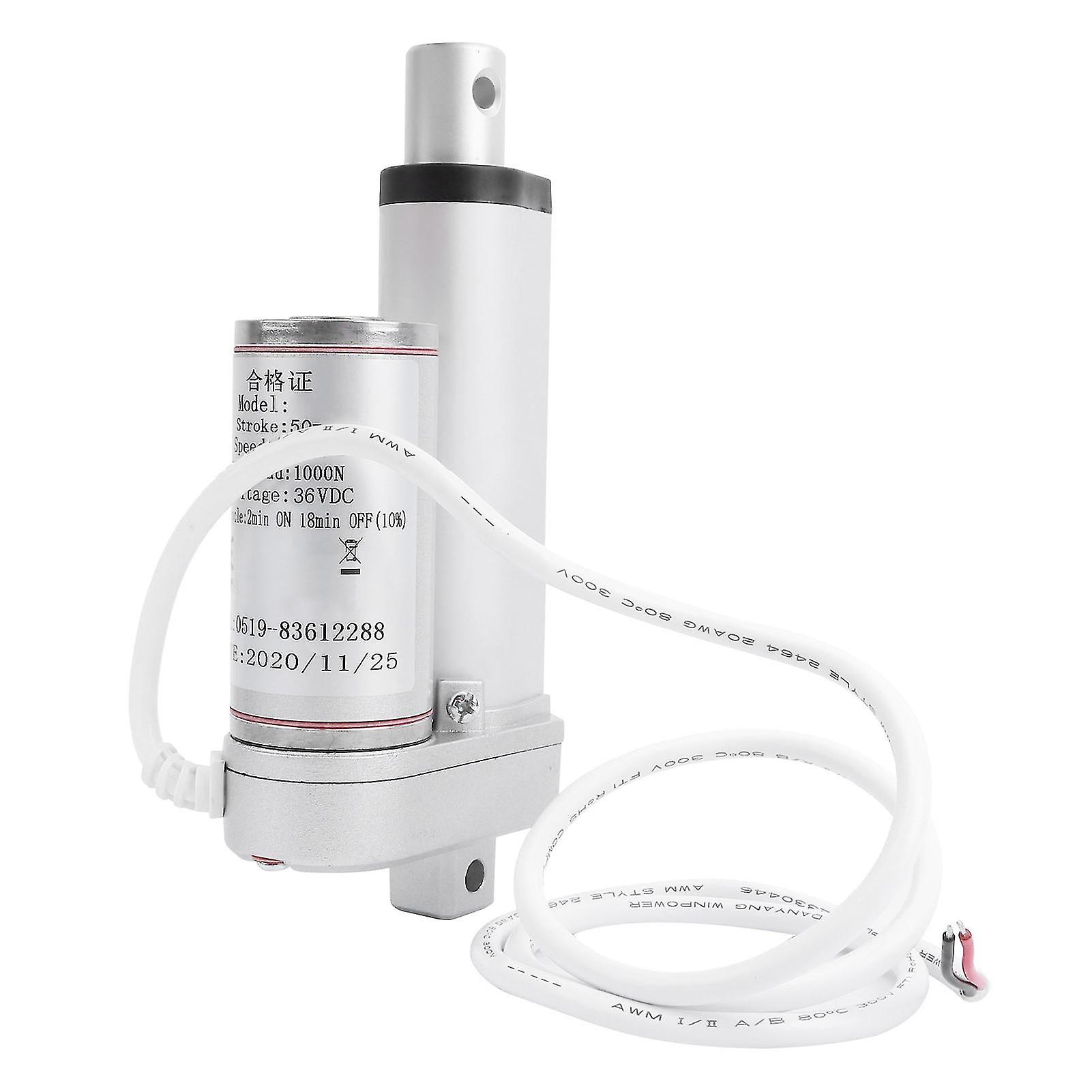 Electric Linear Actuator Motor Lifting System Putter 100kg Load 50mm ...