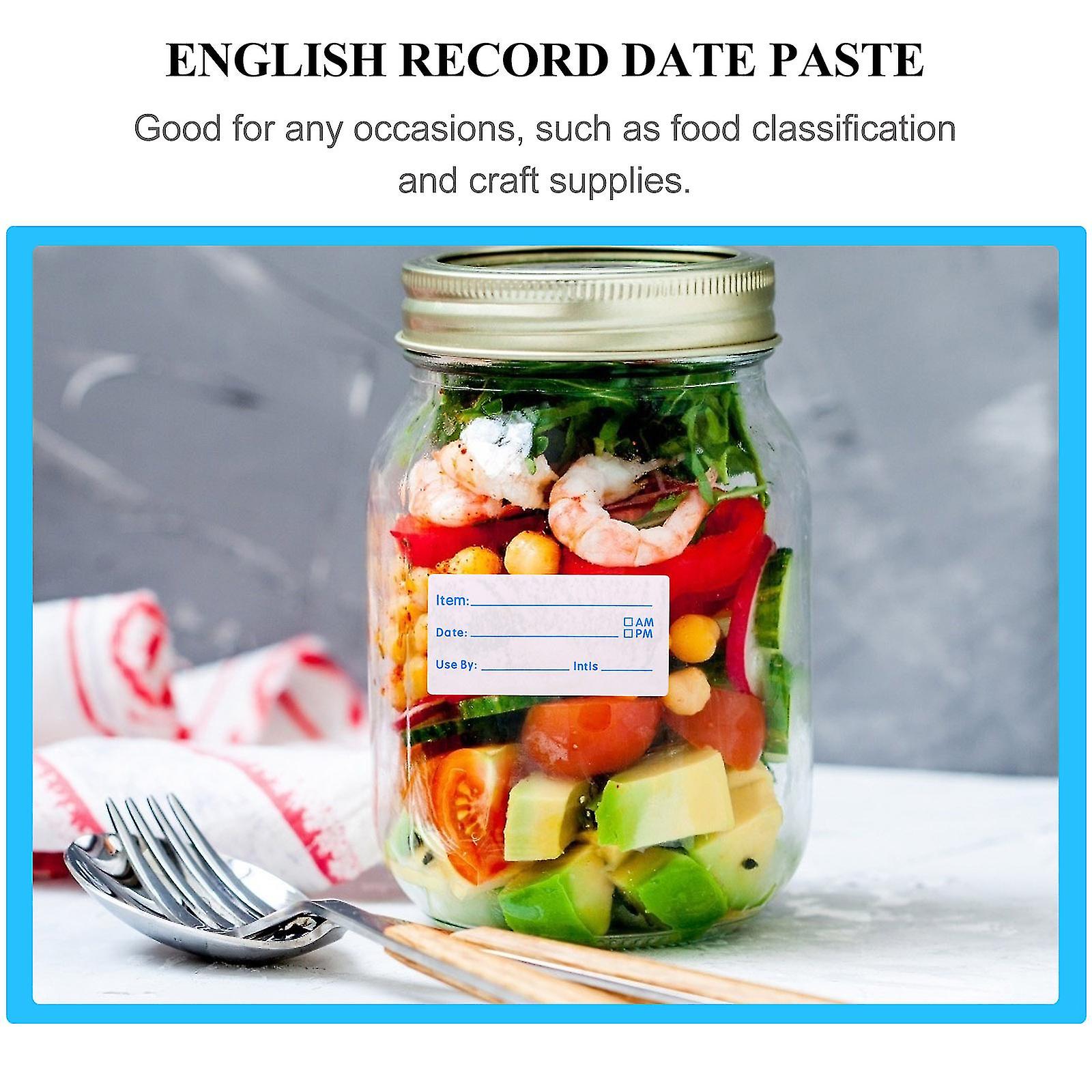 Shelf Labels Kitchen Freezer Label Food Date Labels Mason Jars Labels ...