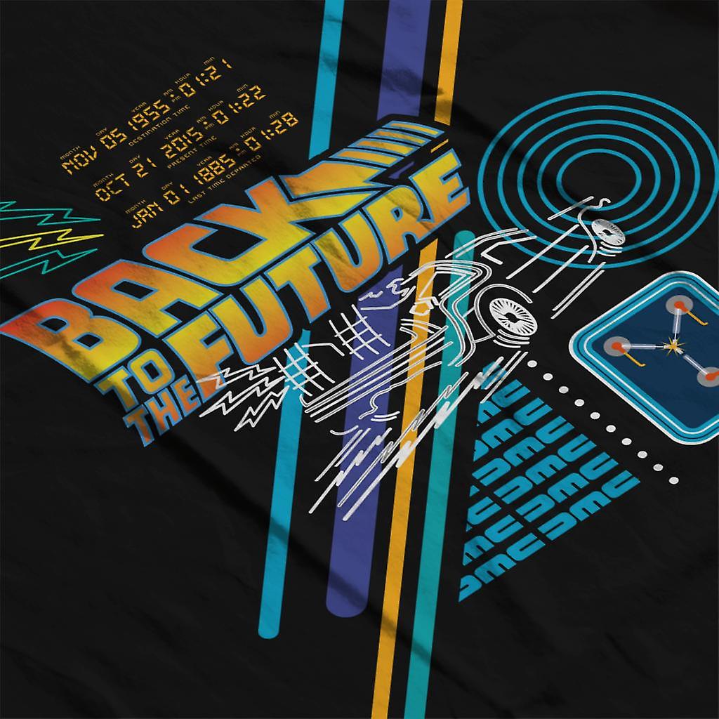 Back to the Future Delorean Outline Countdown Men's Varsity Jacket ...