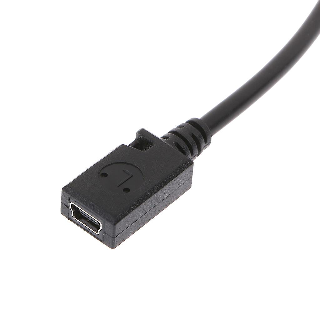 Micro USB Type B Male to Mini USB Type B Female Host OTG Adapter Cable ...