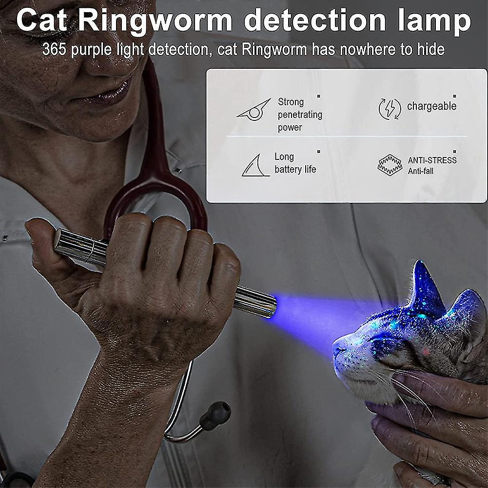 Wood's Lamp Portable,uv For /, Ringworm Detector, Pet Urine Detector ...