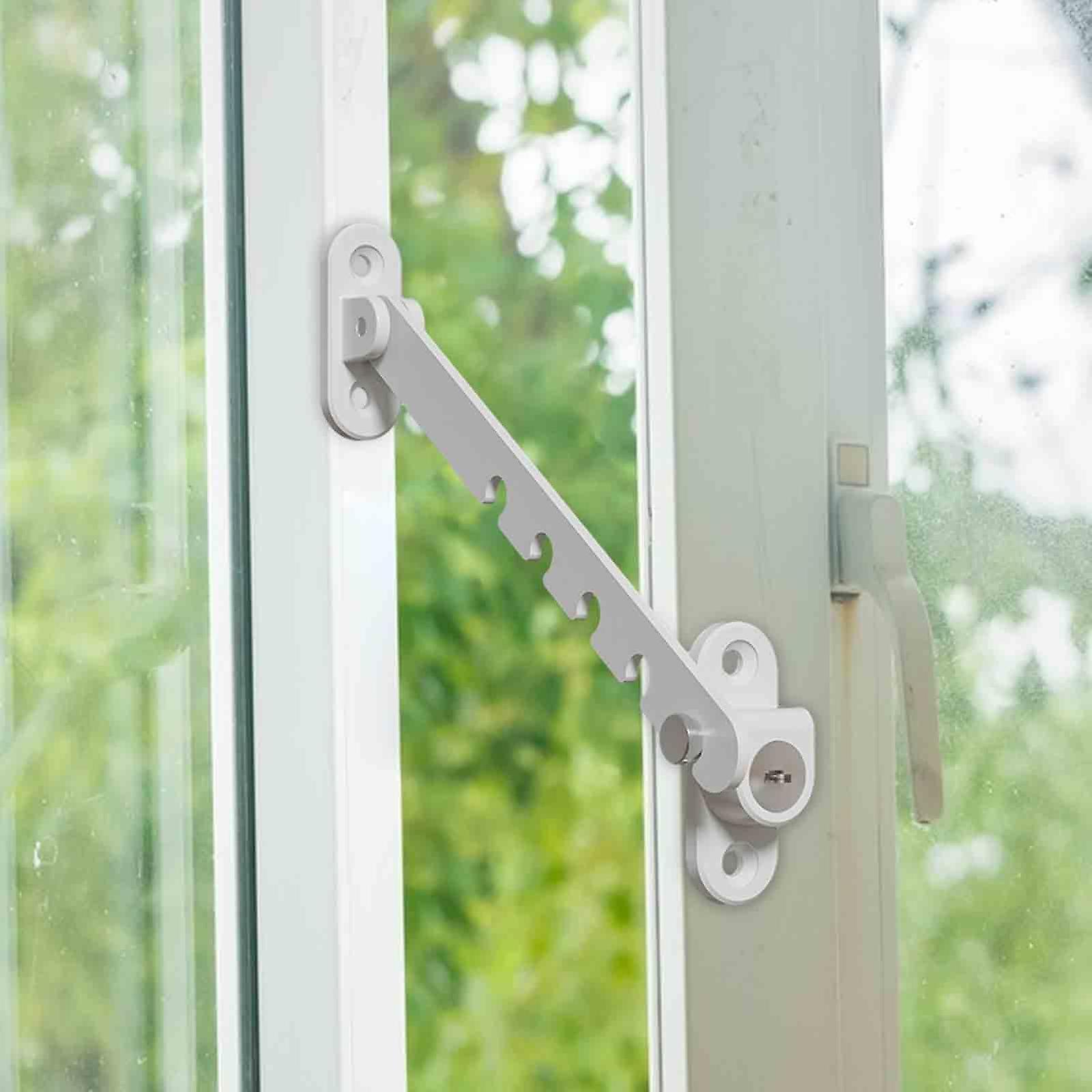 Window Safety Lock Window Limiter Alloy Falling Prevention Window ...