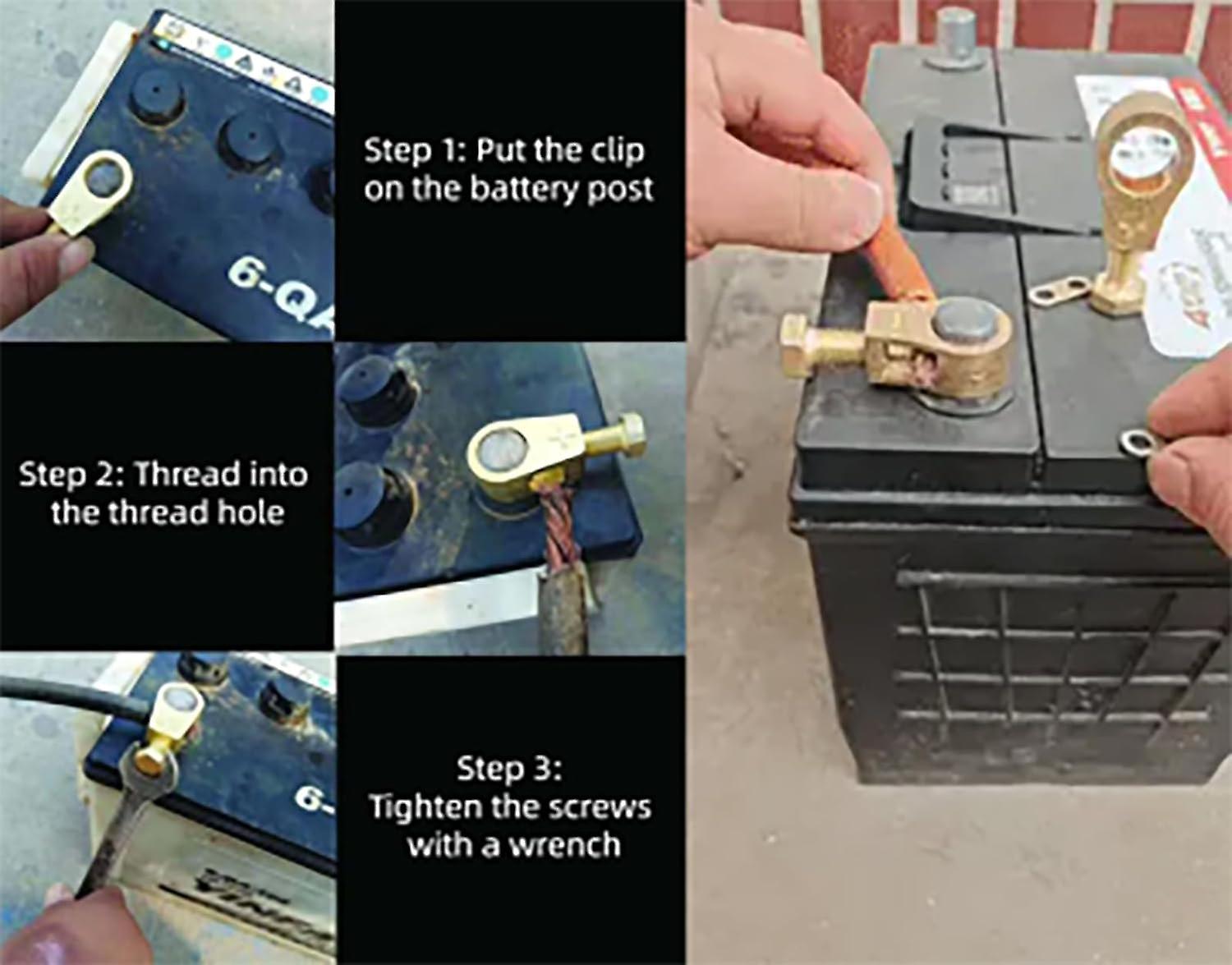 2024 Pure Copper Battery Terminal, Upgrade Pure Copper Battery ...