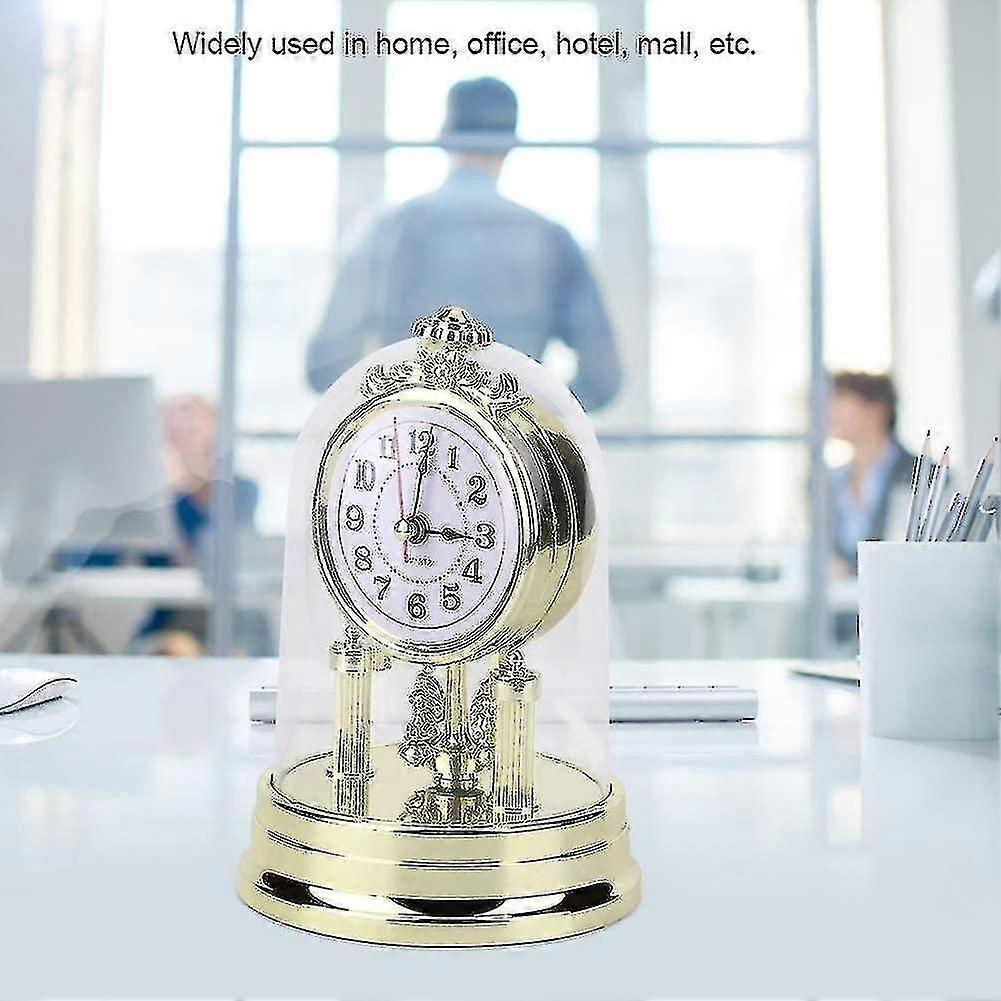 Retro Desk Clocks Silent Table Clock For Bedroom | Fruugo UK