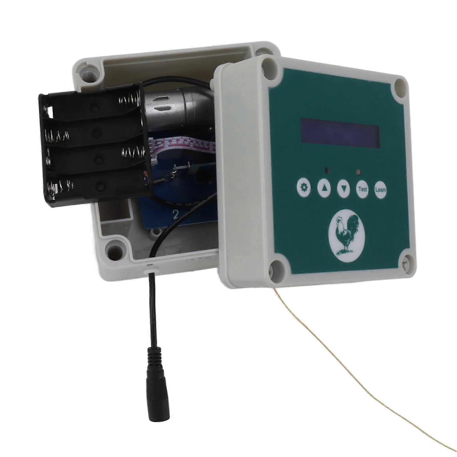 IP44 Automatic Chicken Coop Door Controller Timer Light Sensing Remote ...