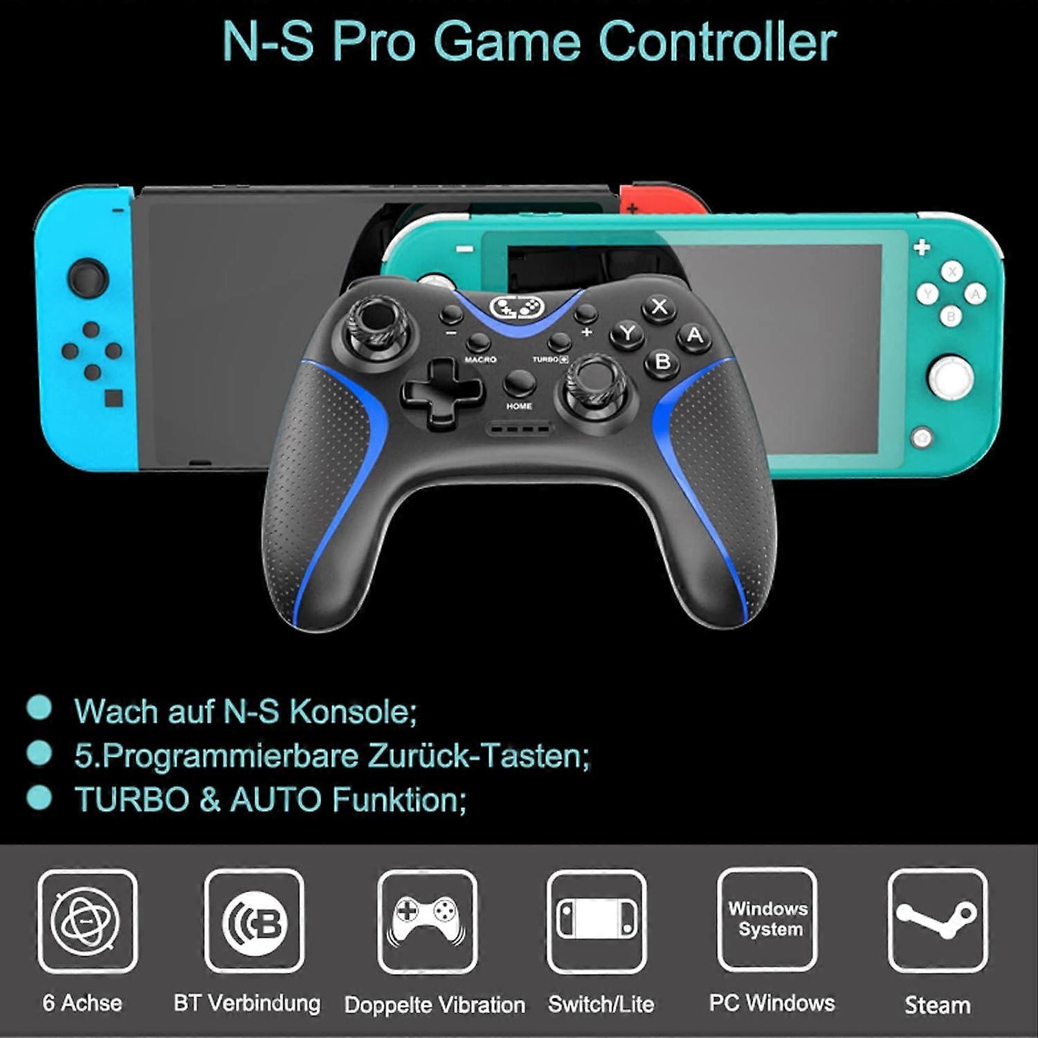 Switch Controller,Bluetooth Switch Pro Controllers for Nintendo Switch/Lite/OLED/PC Window,PC ...