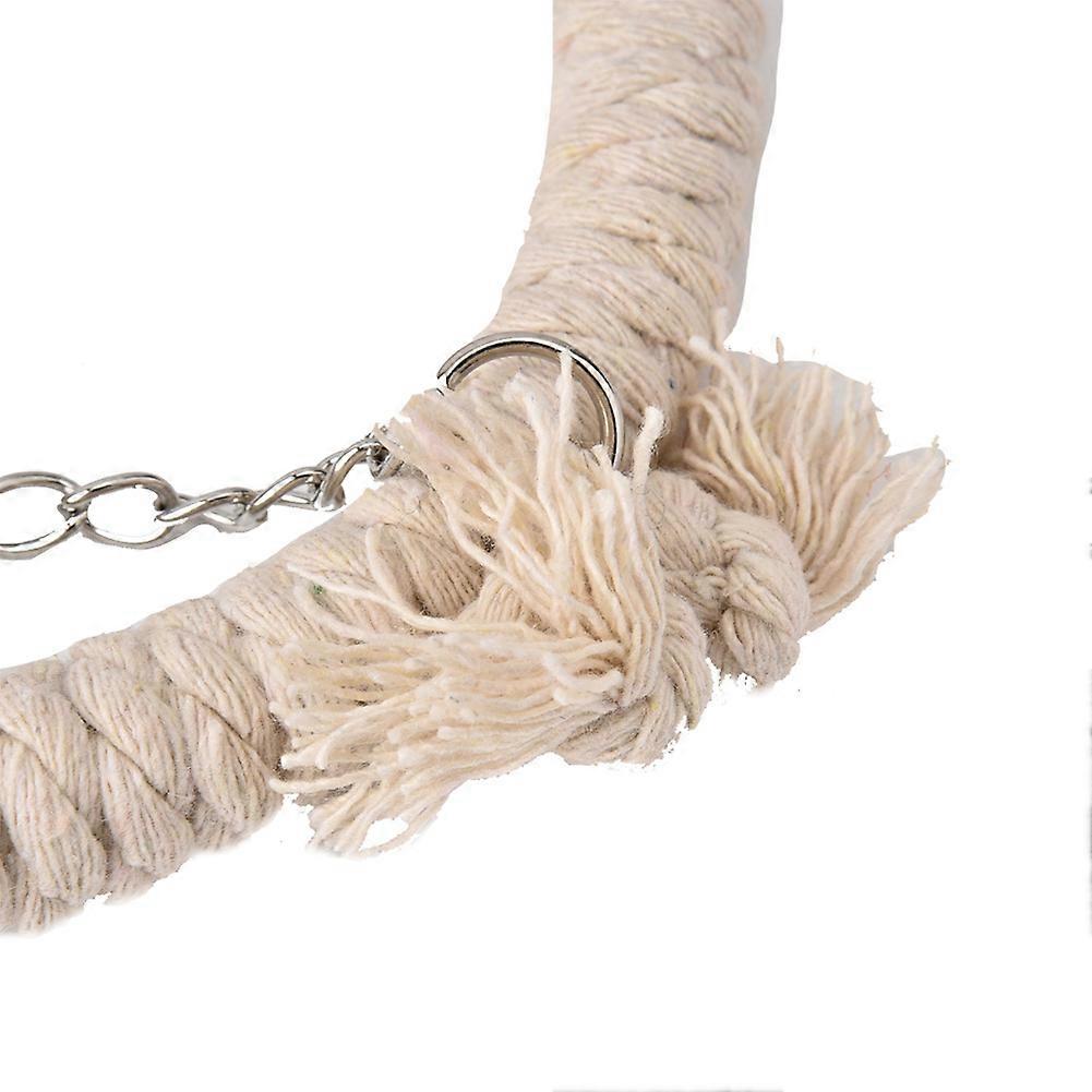 Parrot Toy Bird Toy Cotton Rope Swing Stand Climbing Ladder Ring Soft ...