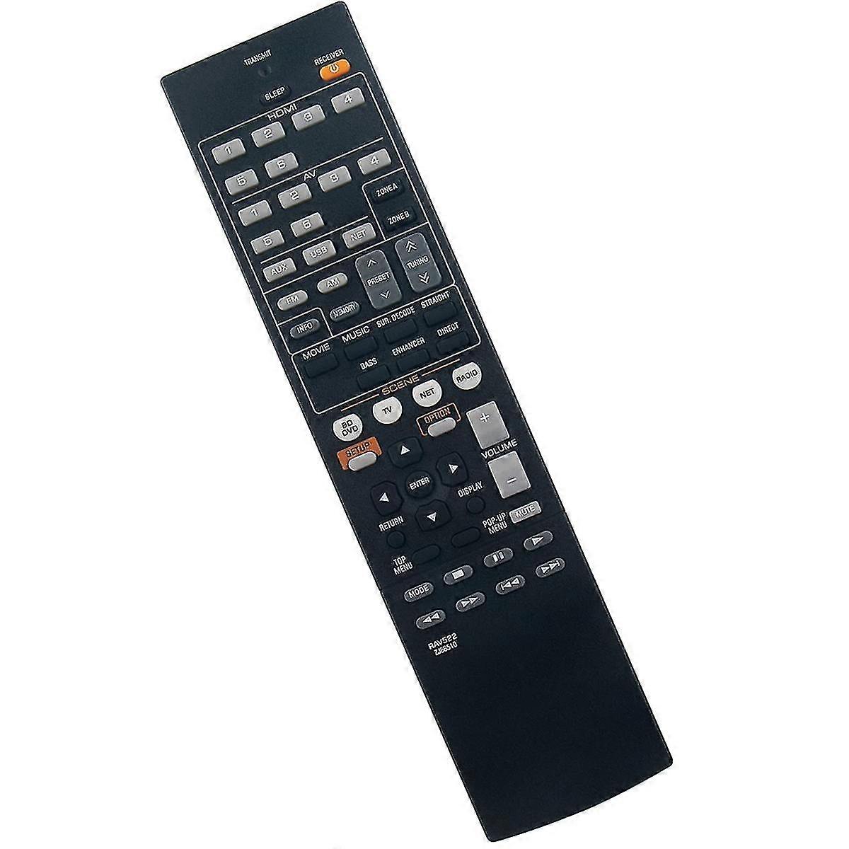 Remote Control Replacement RAV522 for AV Receiver RX-V477 RX-V577 RX-V477BL RX-V577BL RXV477 ...