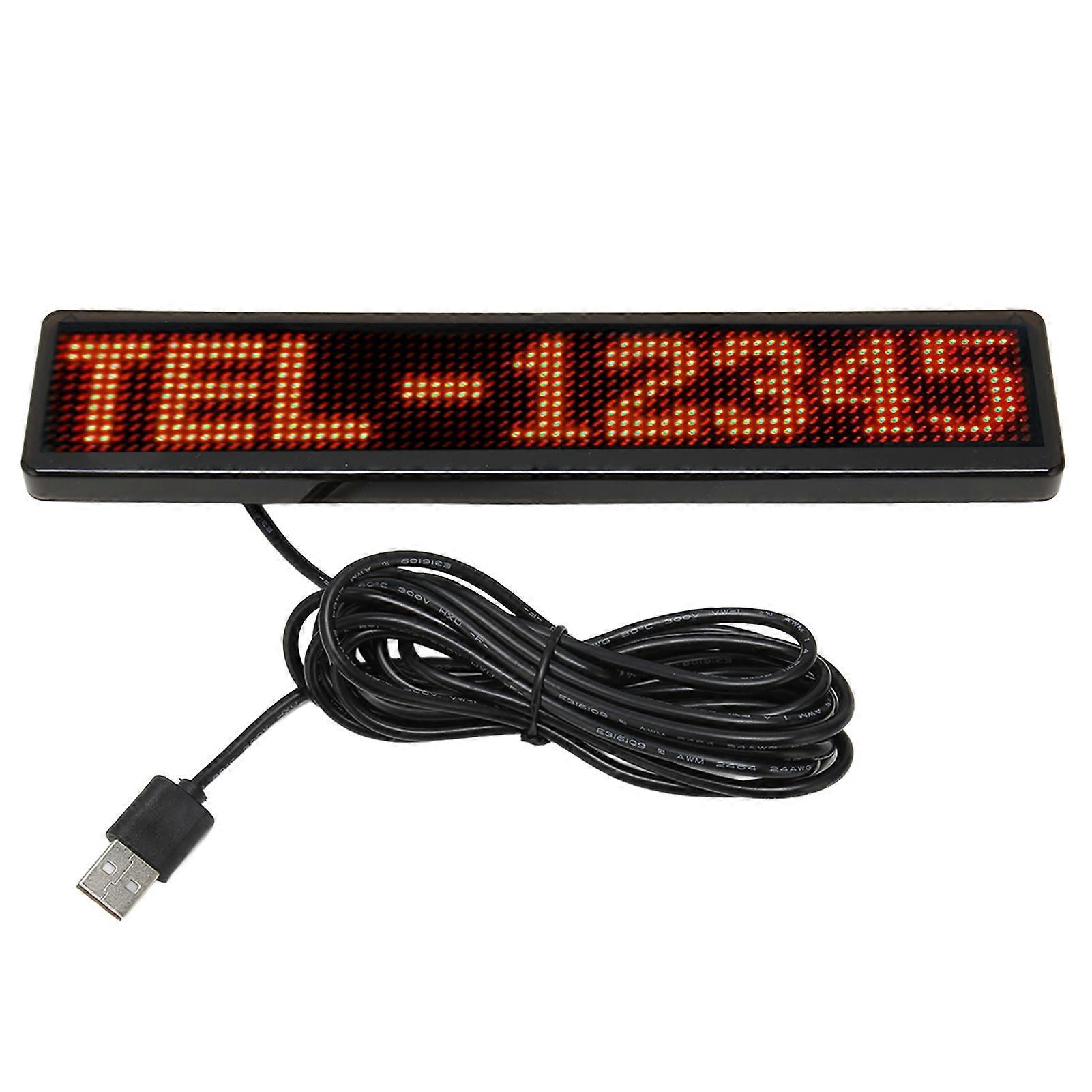 LED Matrix Panel 12x72 Dots Bluetooth APP Control Programmable ...