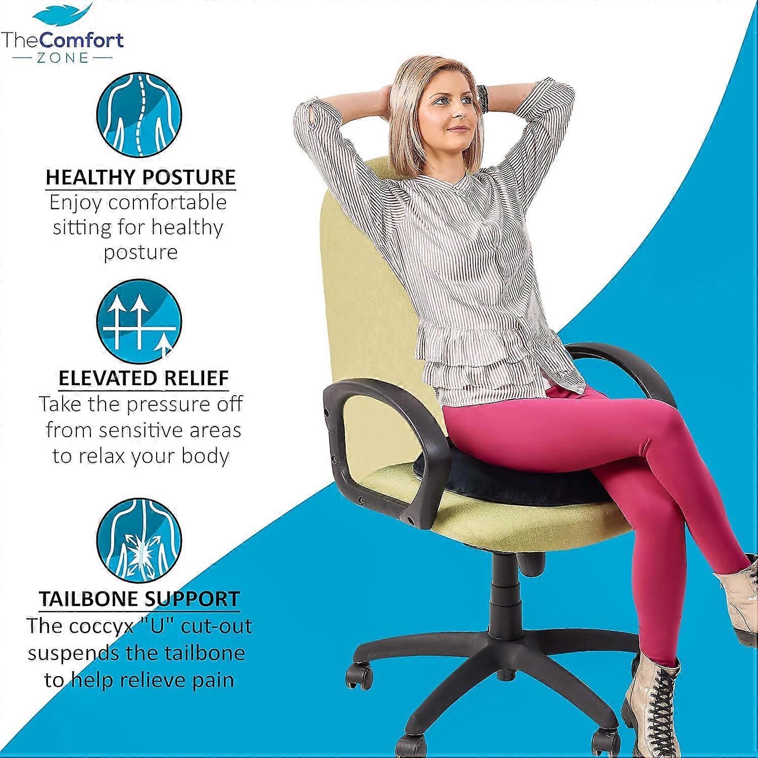 Tailbone and Tailbone Pain Relief, Office Chair Memory Foam Orthopedic ...