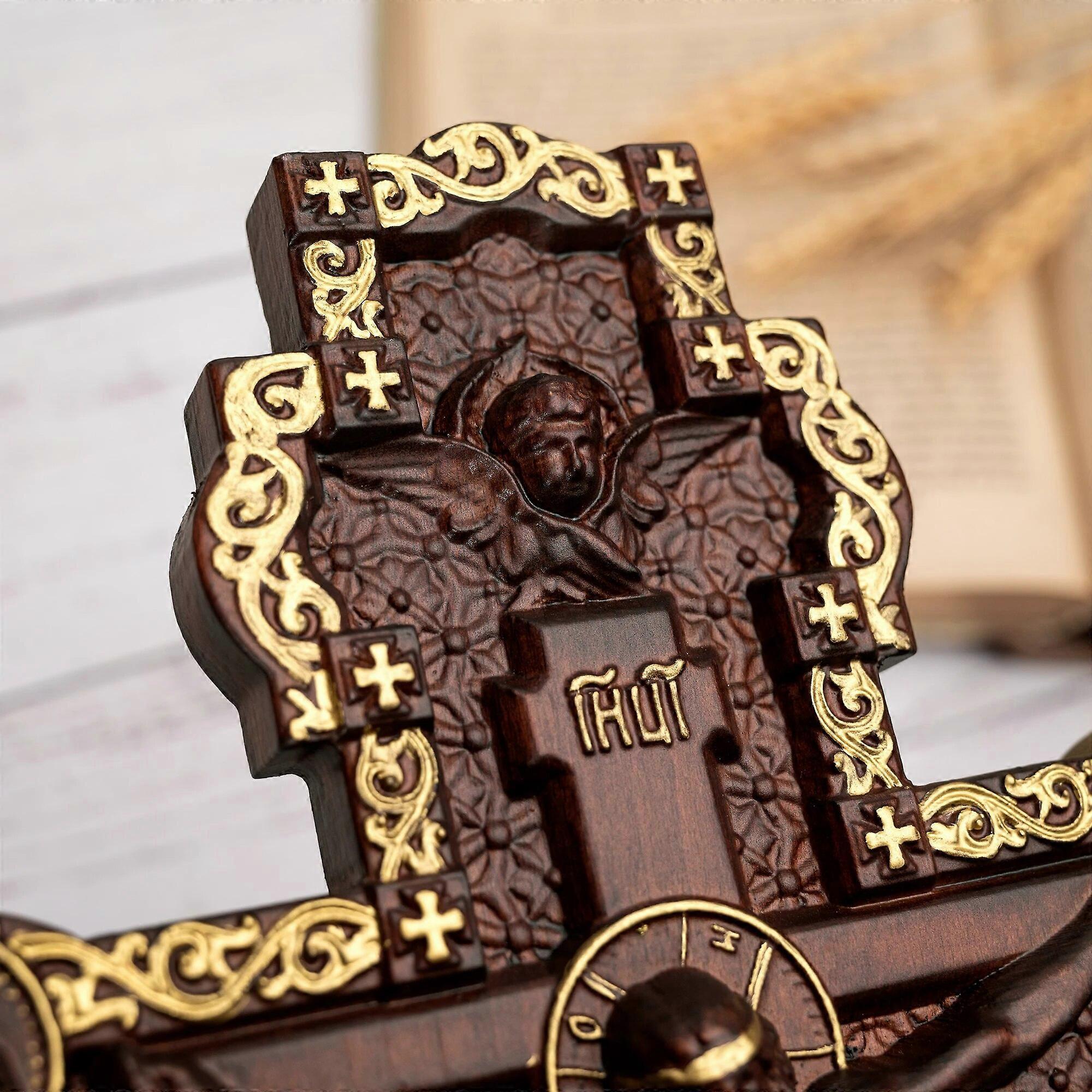 Russian Orthodox cross Jesus wall wooden cross Orthodox icon Christian ...