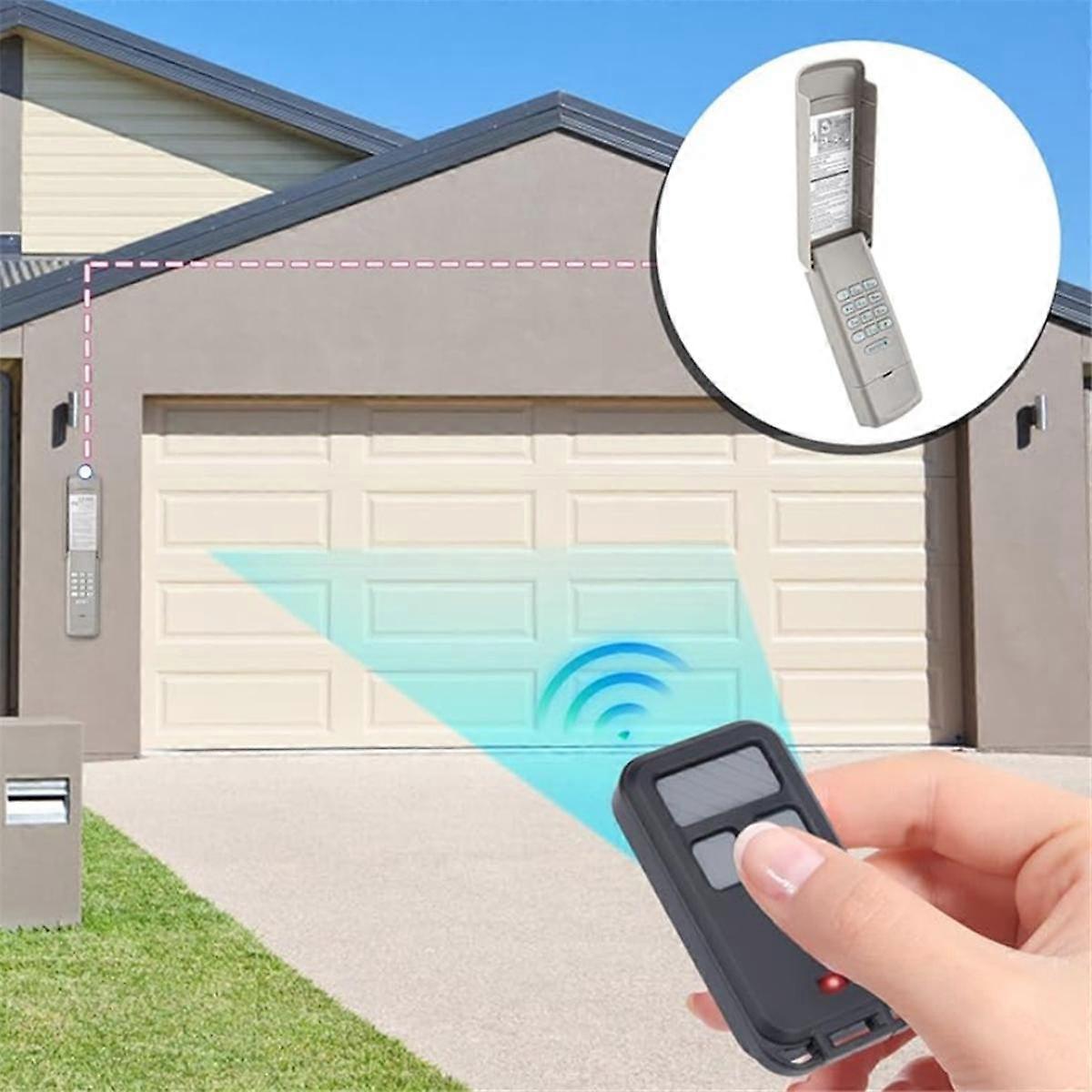 Garage Door Opener Keypad with 2pc 890MAX Garage Door Opener Remotes ...