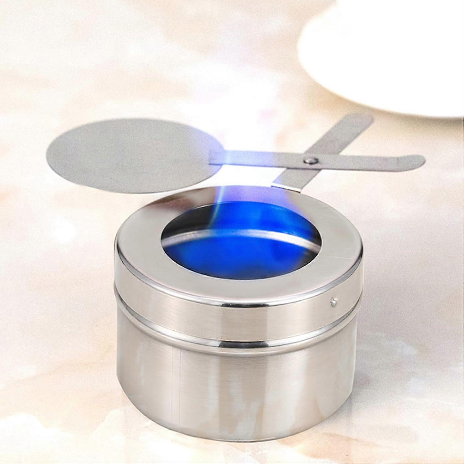 Set of 2 Paste Containers Fuel Burner Holder Stainless Steel Burner ...