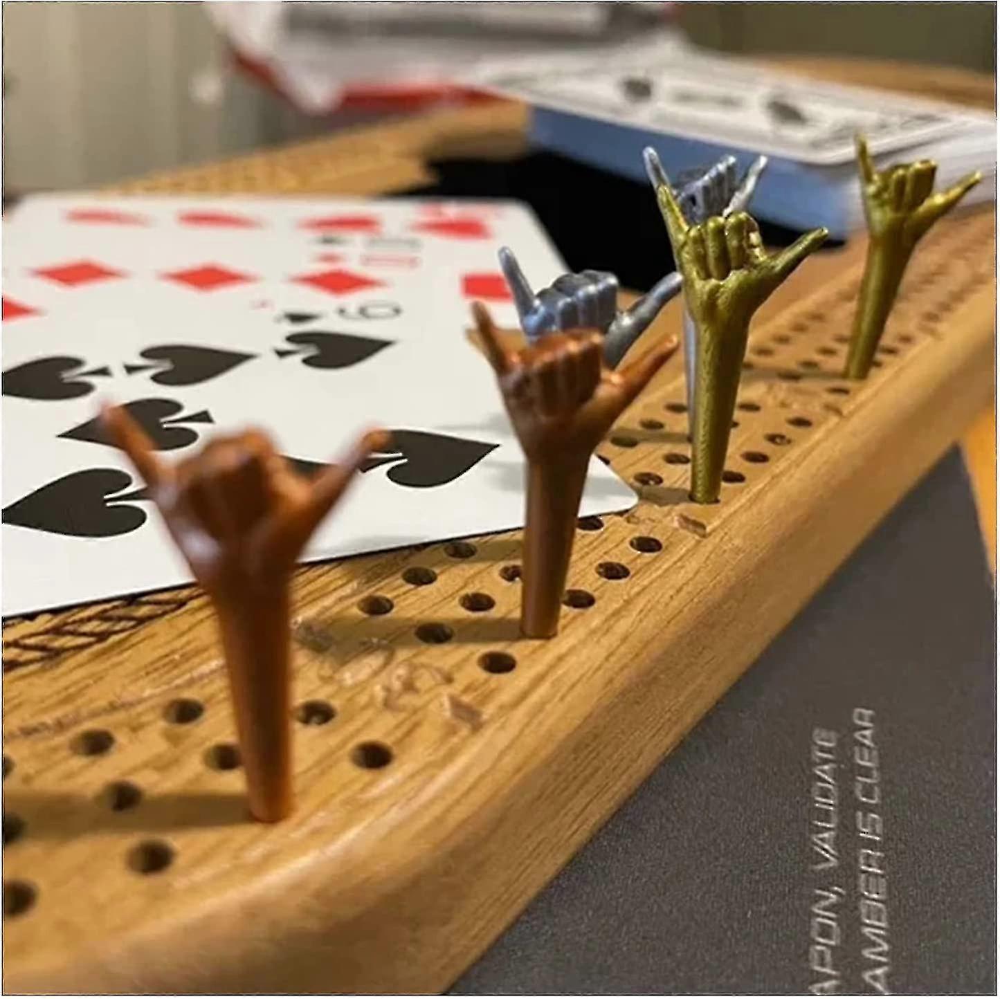 9 Pcs Funny Cribbage Pegs,3 Colors Resin Cribbage Pegs,cribbage Board ...