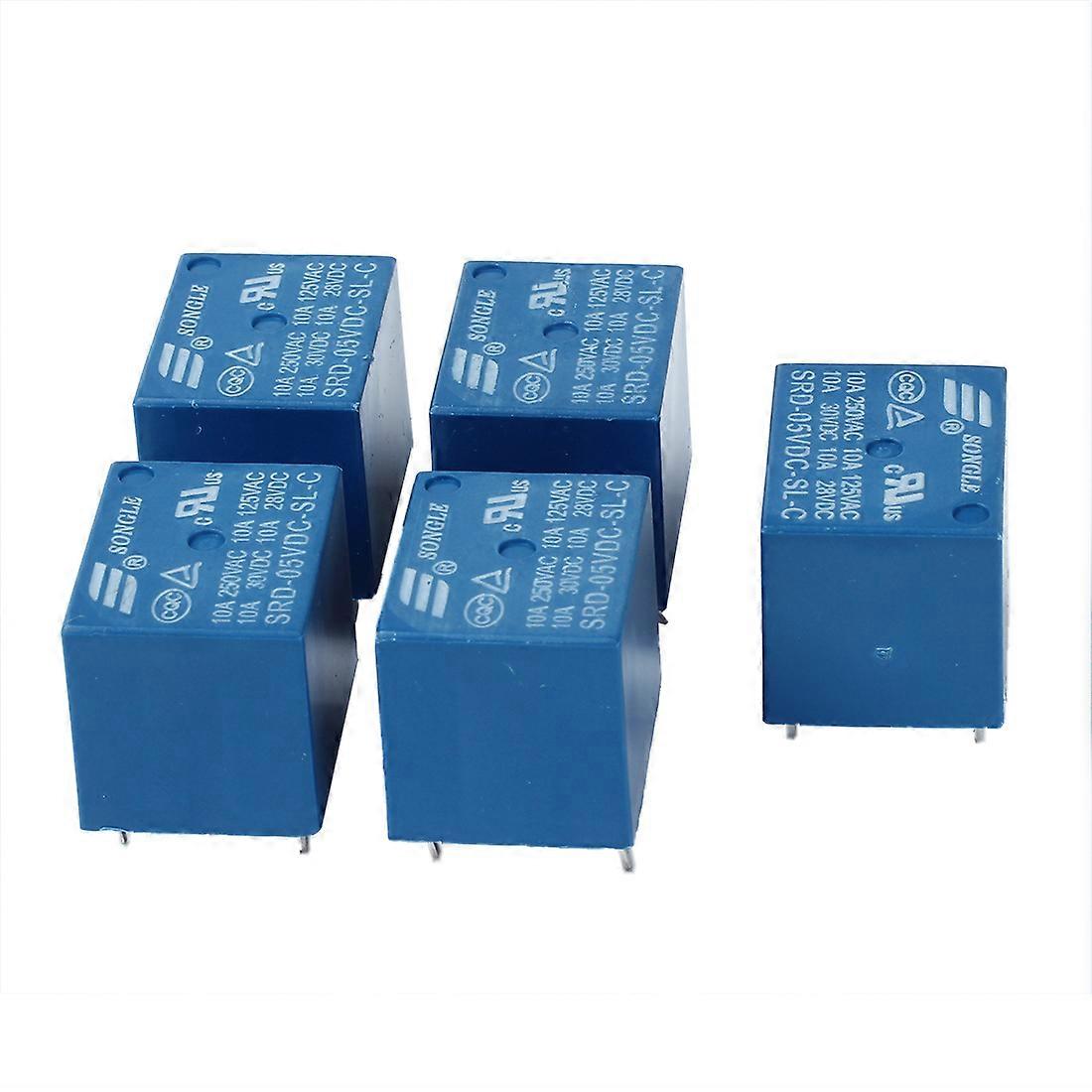 5 piece 5V DC Mini Power Relay PCB Type Power Relay | Fruugo UK