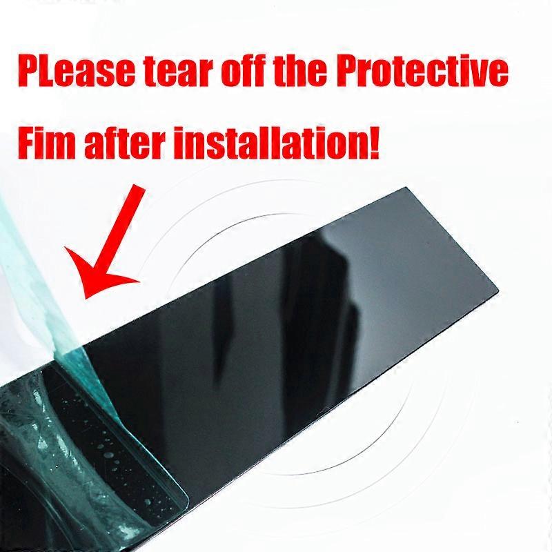 4Pcs Car Door Central Window Middle PC Pillar Stickers For Mercedes ...