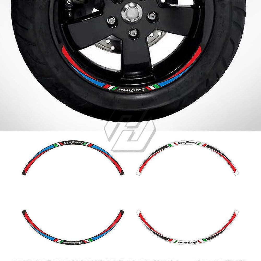 For Piaggio Vespa Gts 300 Sei Giorni Ii Edition Rim Decals Scooter 12 ...
