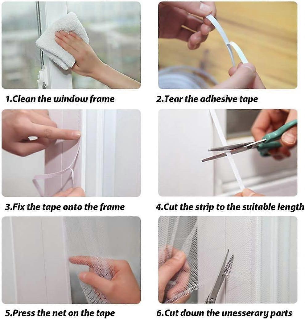 Fly Screen Windrow Screen Insect Mesh Mosquito Net Adjustable DIY ...